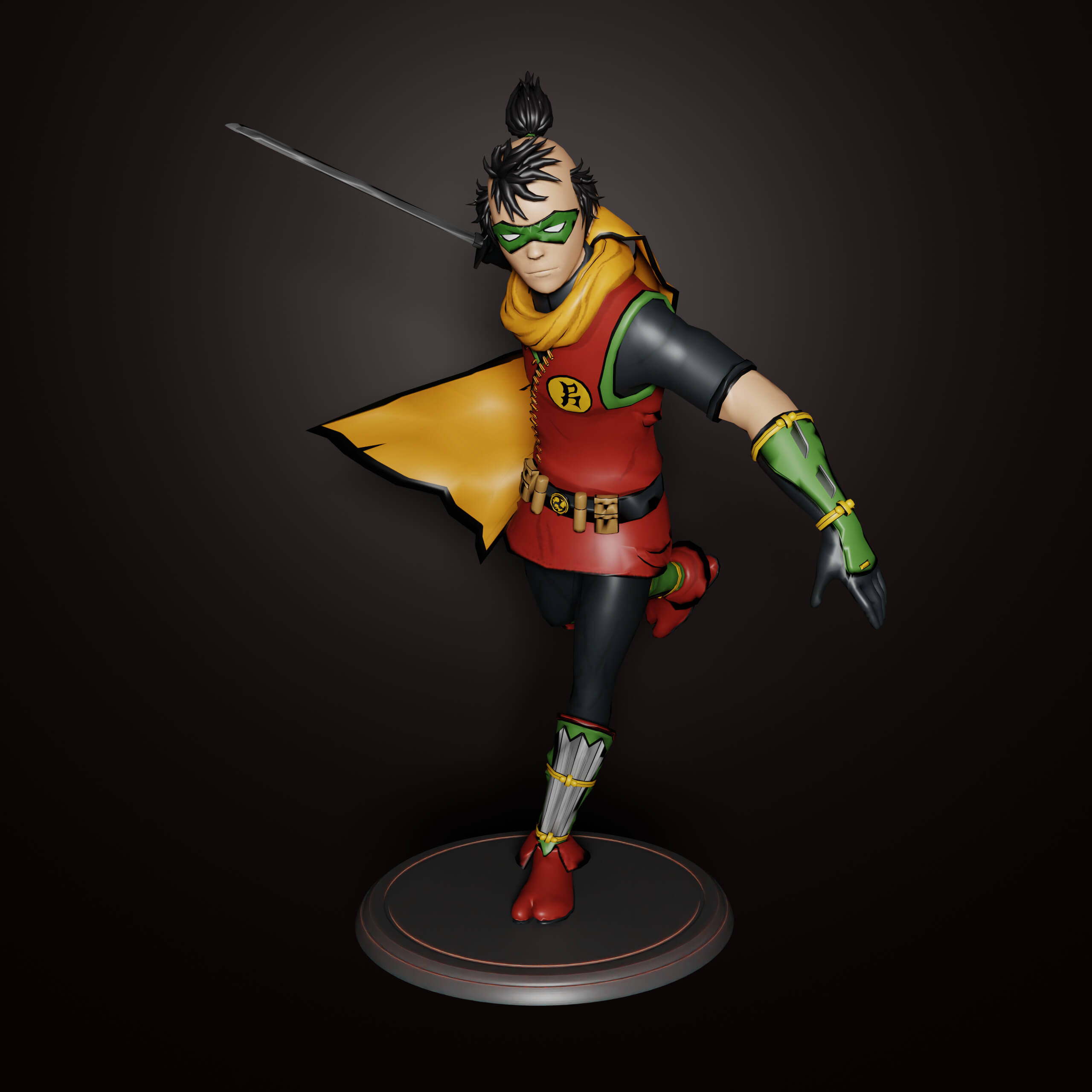 Robin Batman Ninja - 3D Model by Moogar