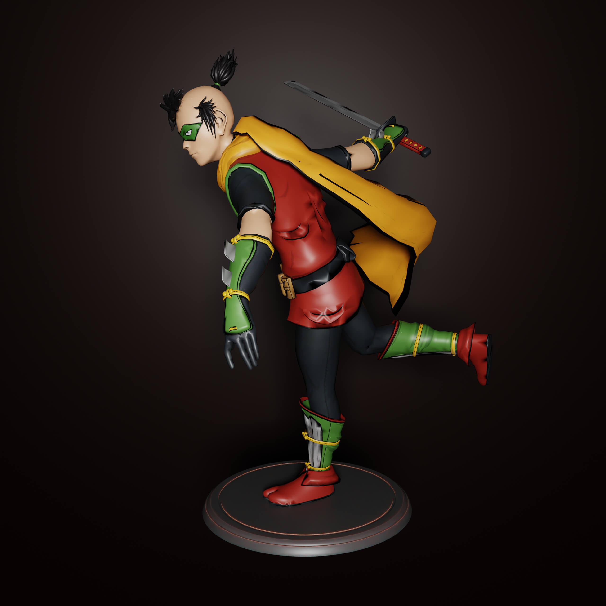 Robin Batman Ninja - 3D Model by Moogar