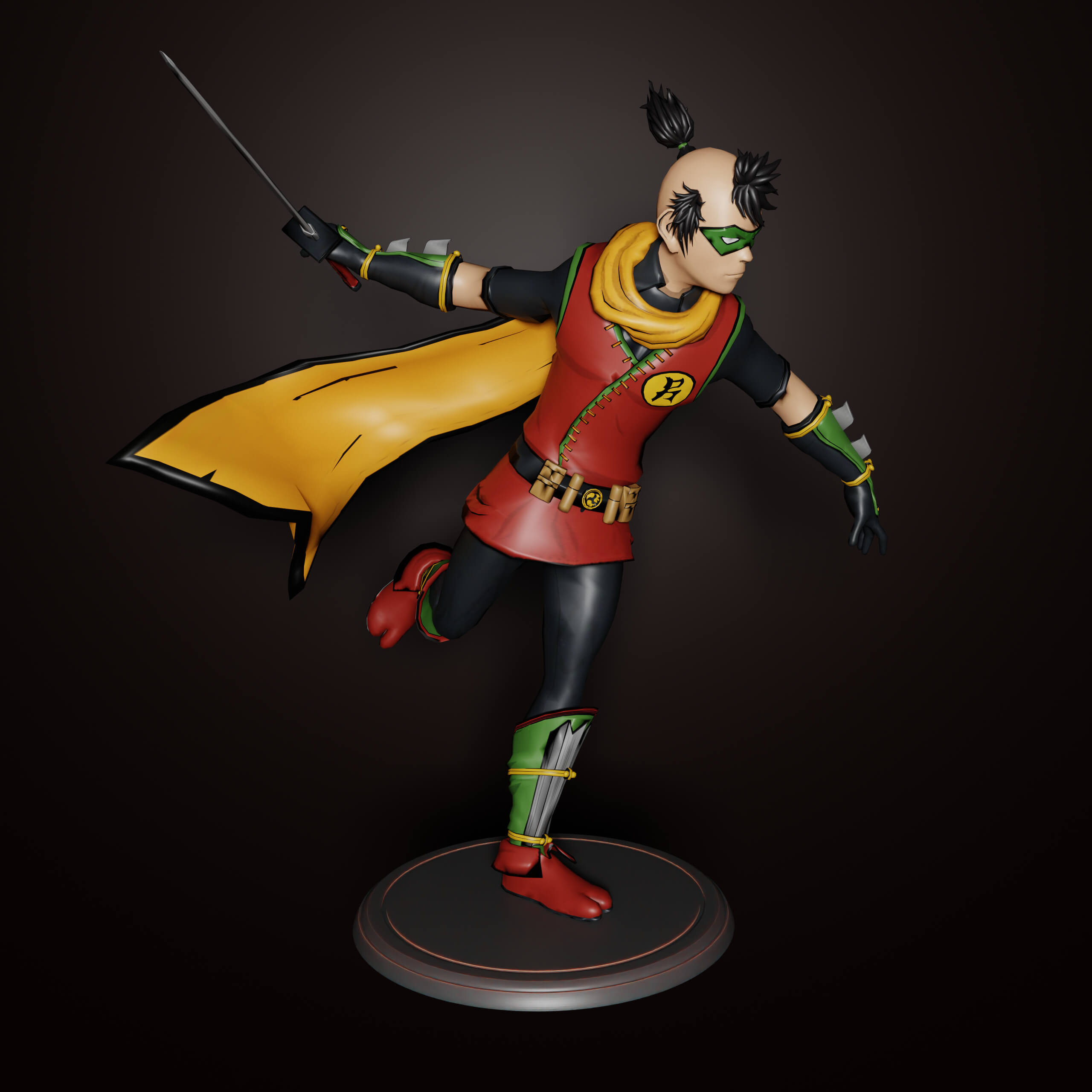 Robin Batman Ninja - 3D Model by Moogar
