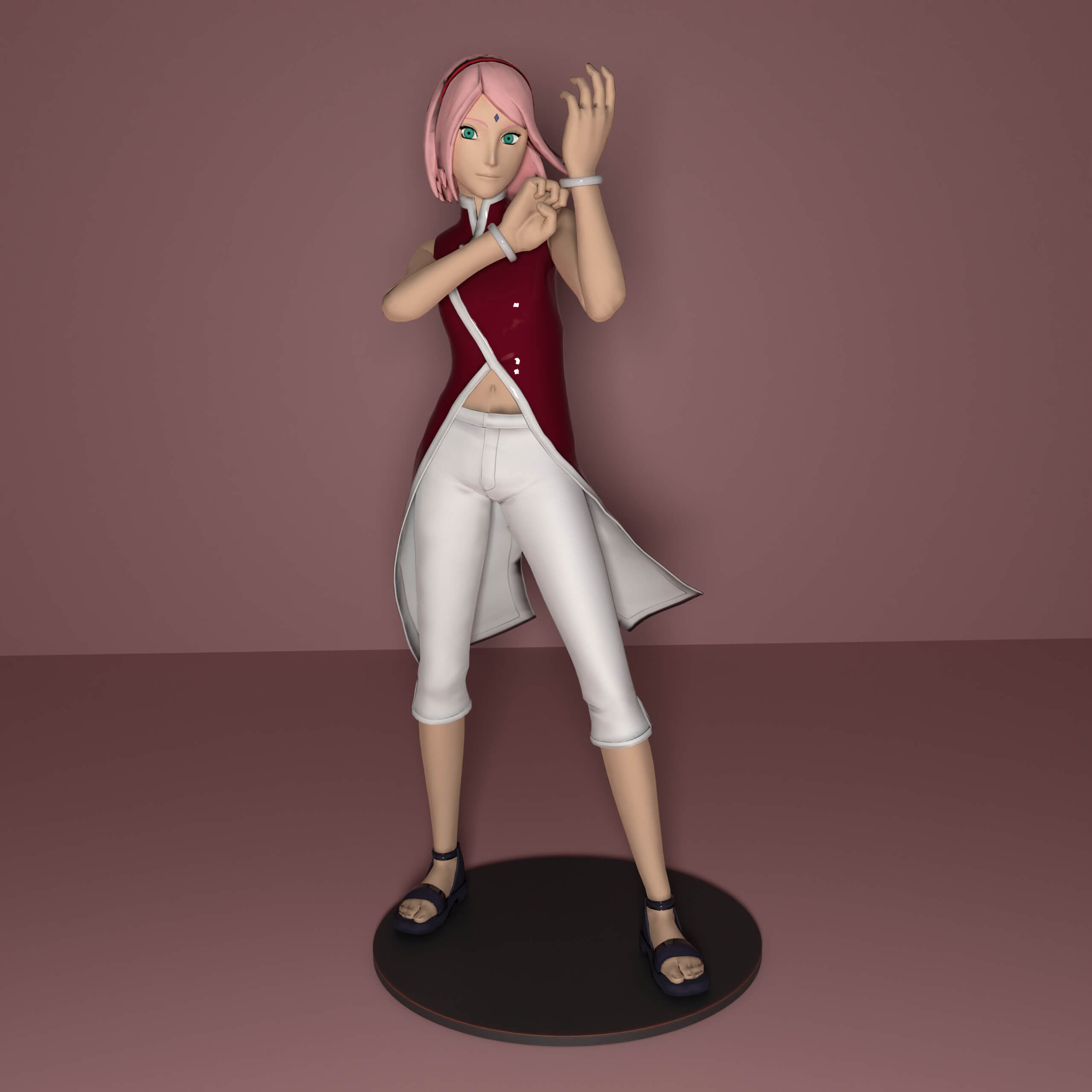 Sakura Haruno - 3D Model by Moogar