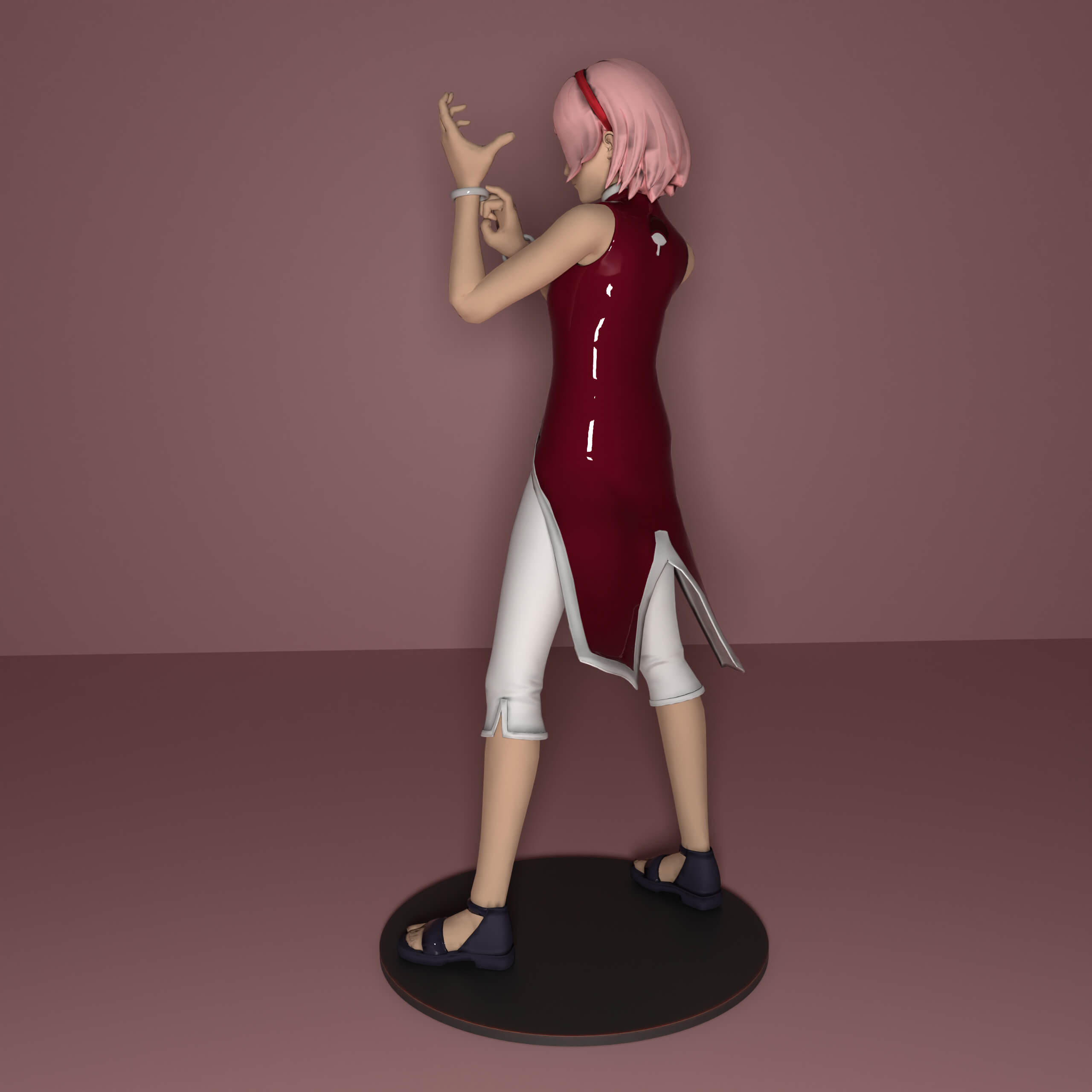 Sakura Haruno - 3D Model by Moogar