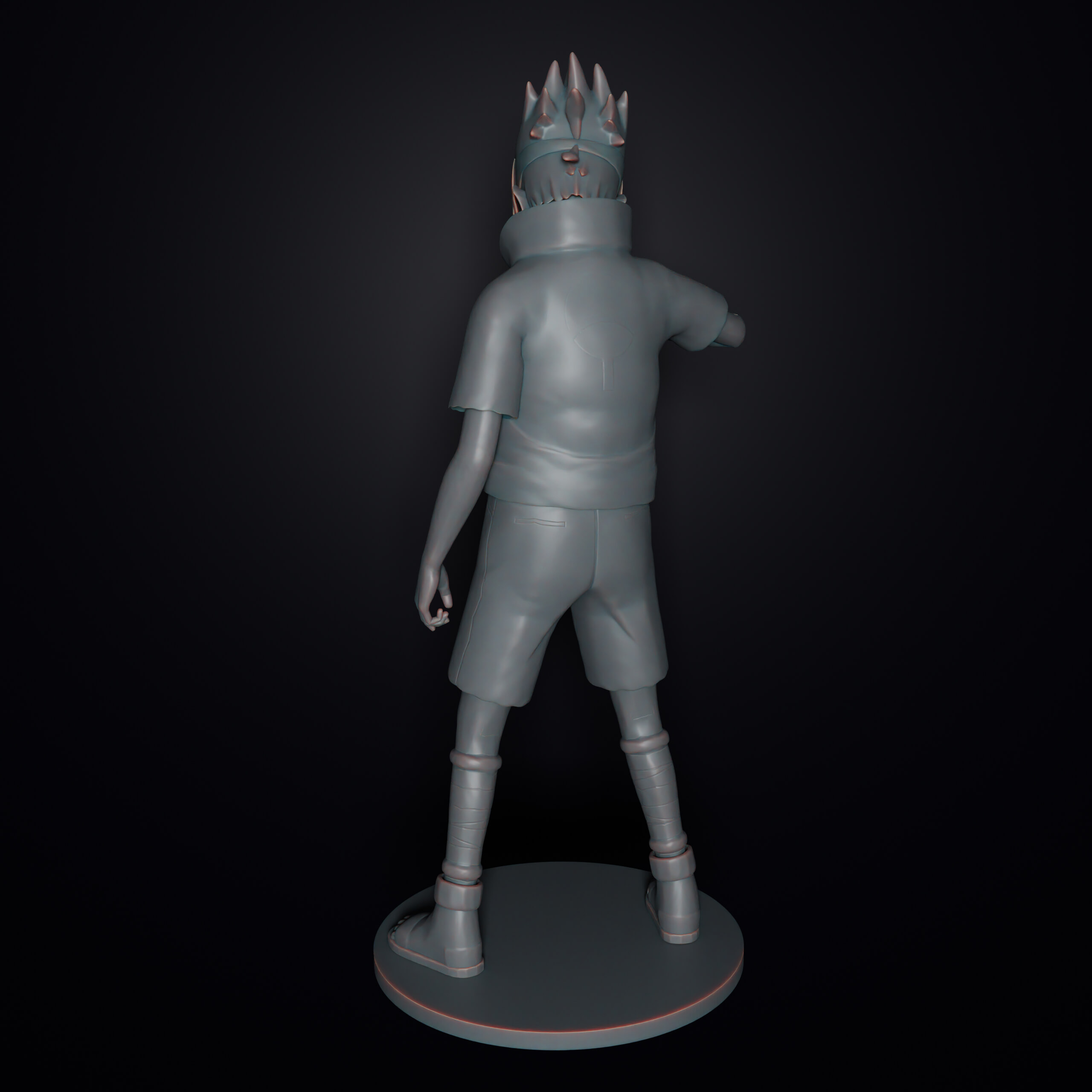 Sasuke Uchiha - 3D Model by Moogar