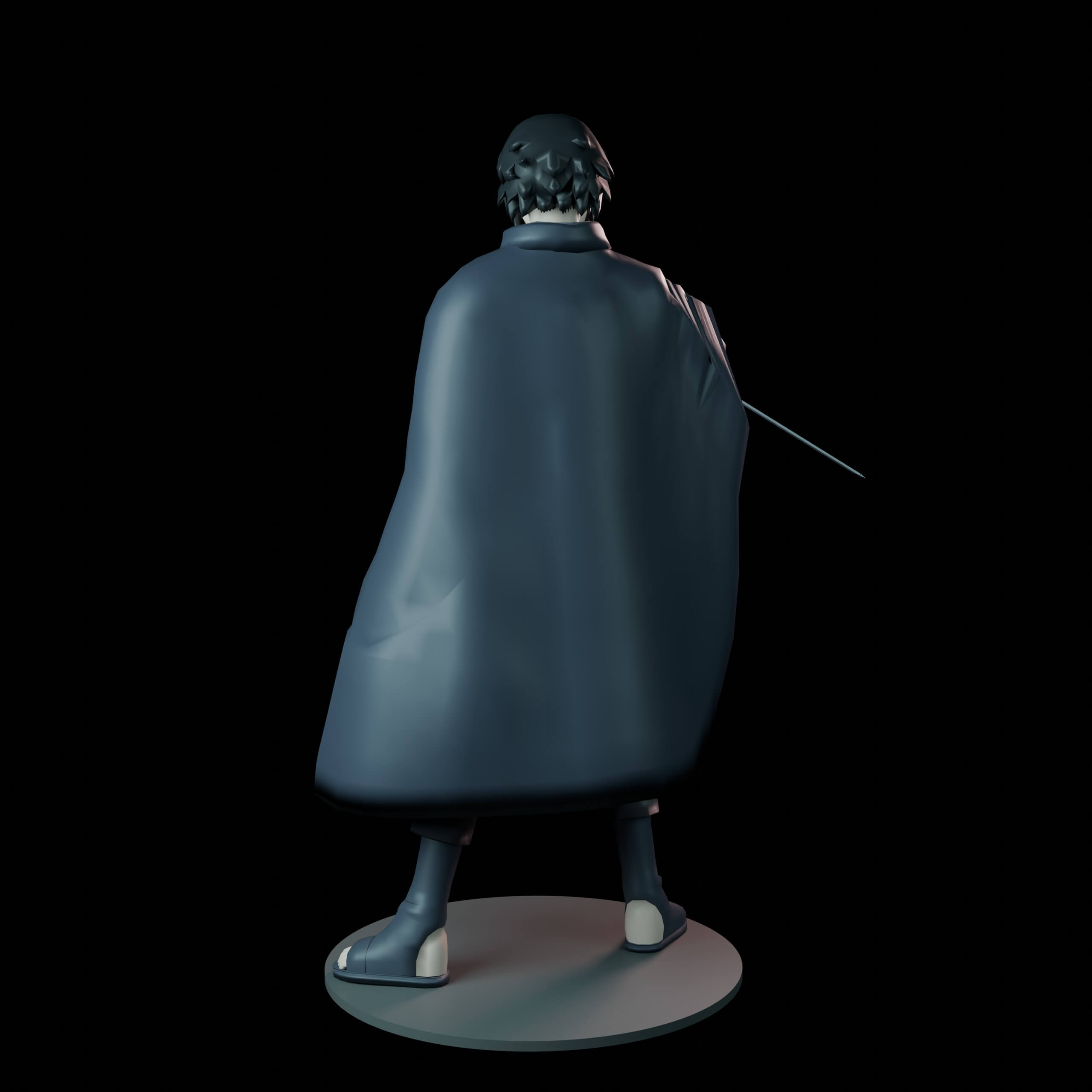 Sasuke Uchiha - 3D Model by Moogar