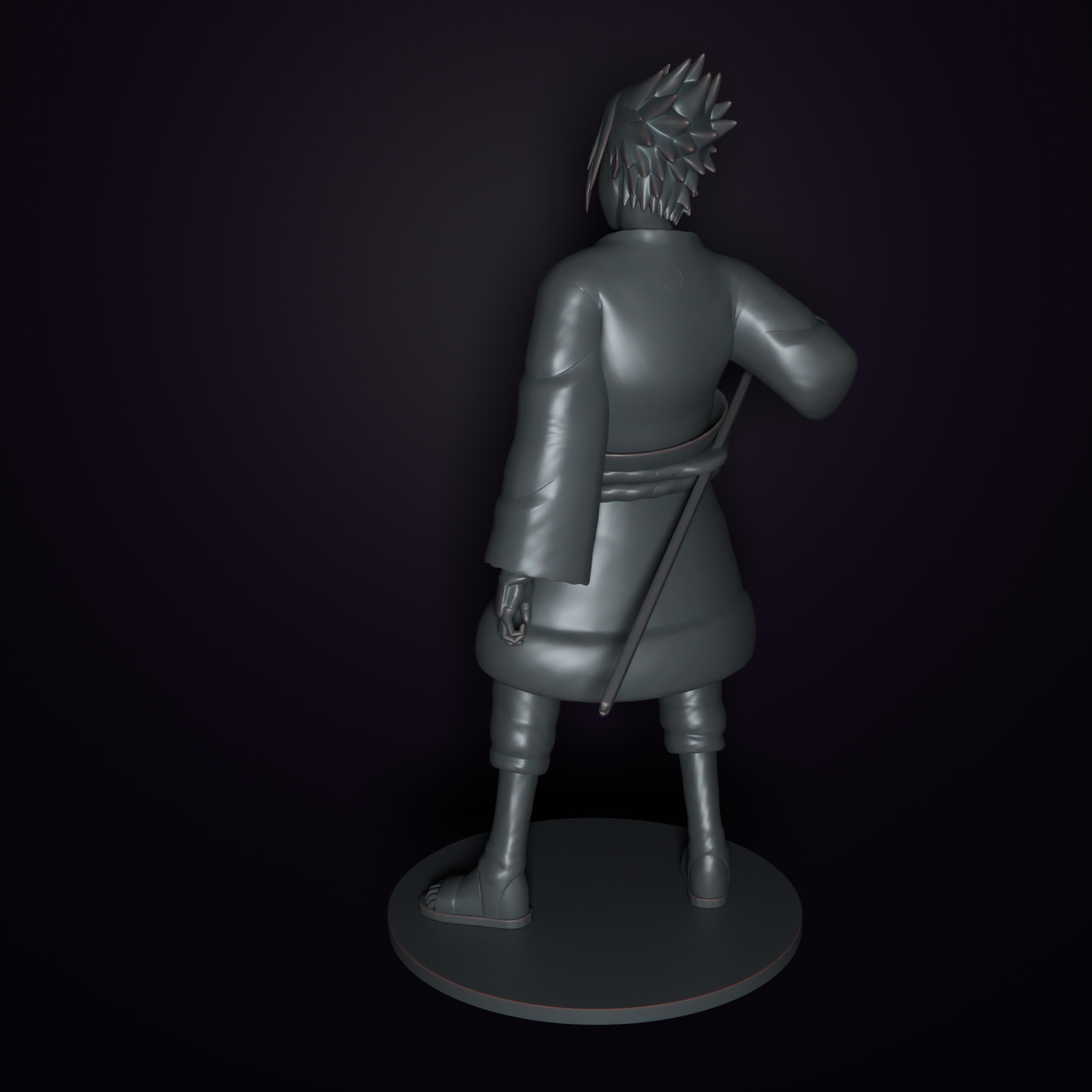 Sasuke Uchiha - 3D Model by Moogar