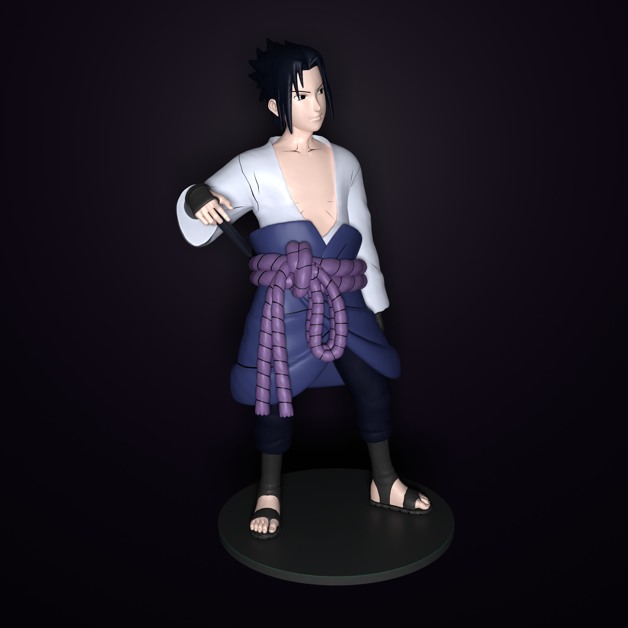 Sasuke Uchiha - 3D Print Model by Moogar