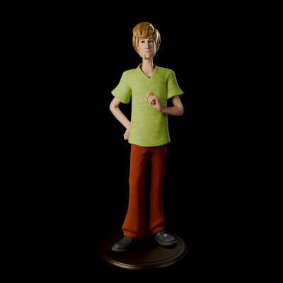 Shaggy Rogers - 3D Model by Moogar
