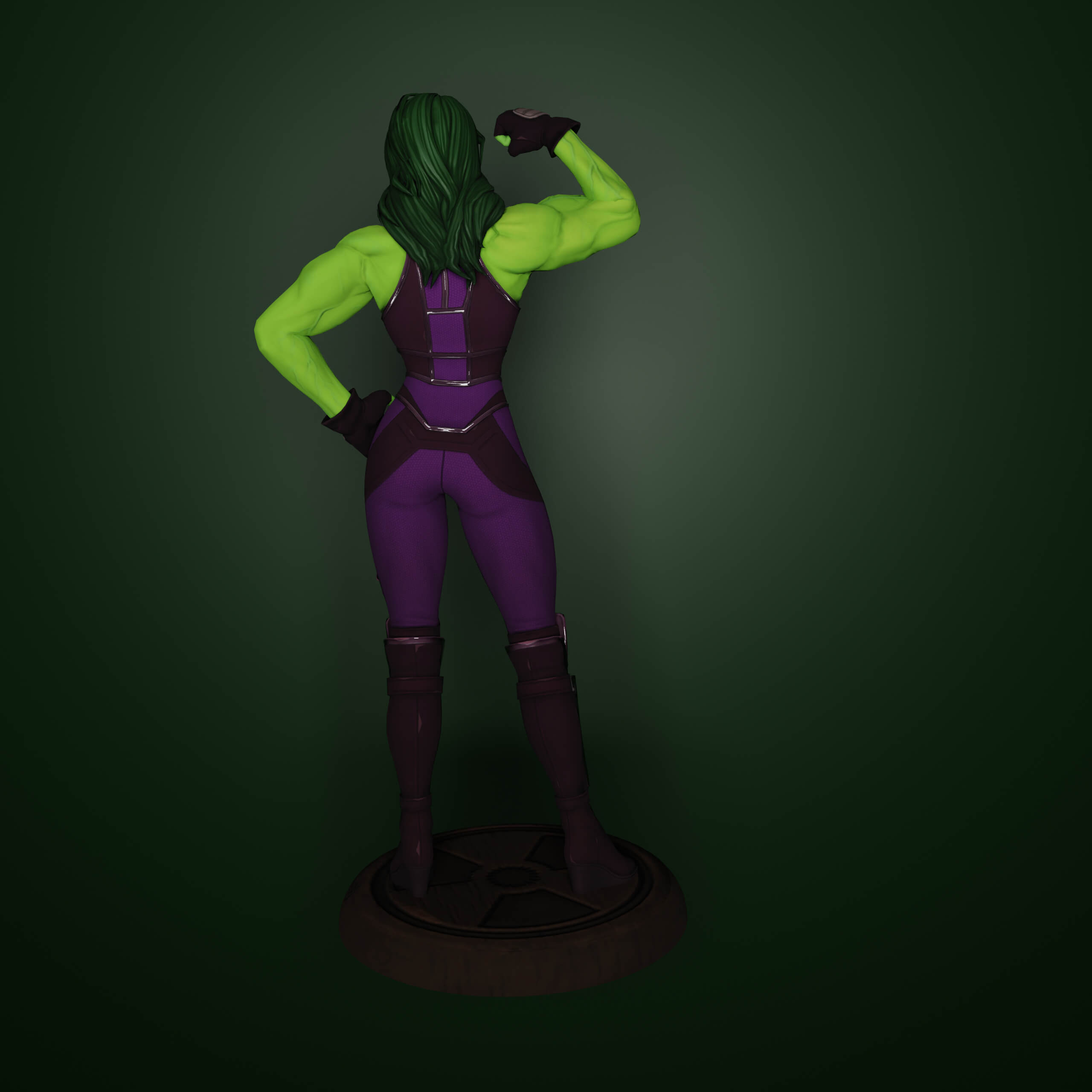 She Hulk Marvel - 3D Model by Moogar
