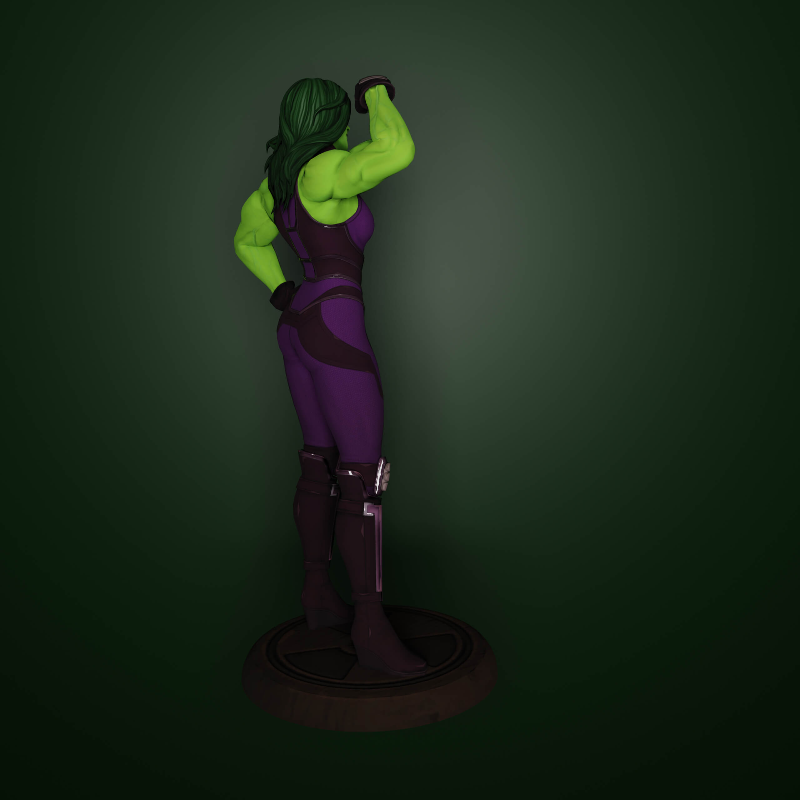 She Hulk Marvel - 3D Model by Moogar