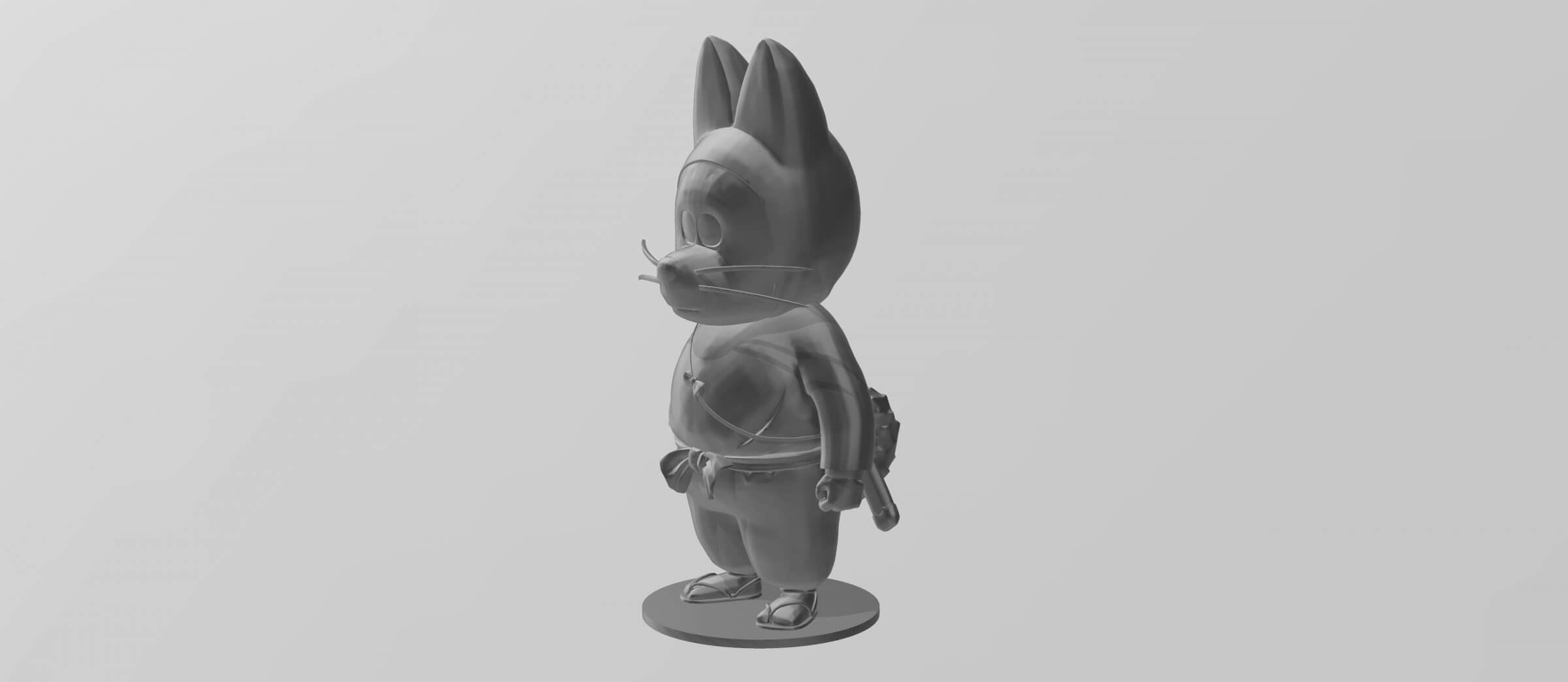 Sho from Dragon Ball - 3D Model by Moogar