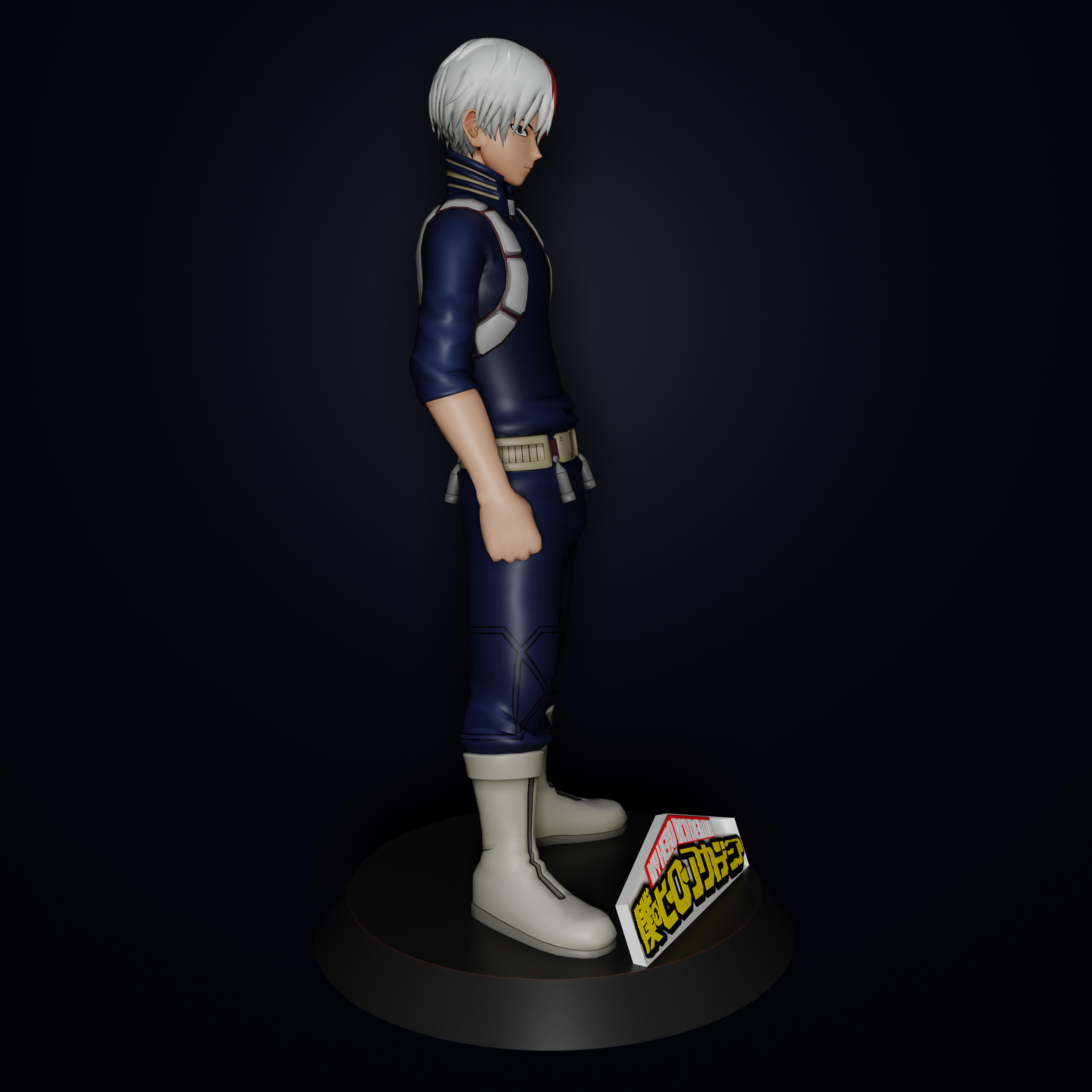 Shoto Todoroki - 3D Model by Moogar