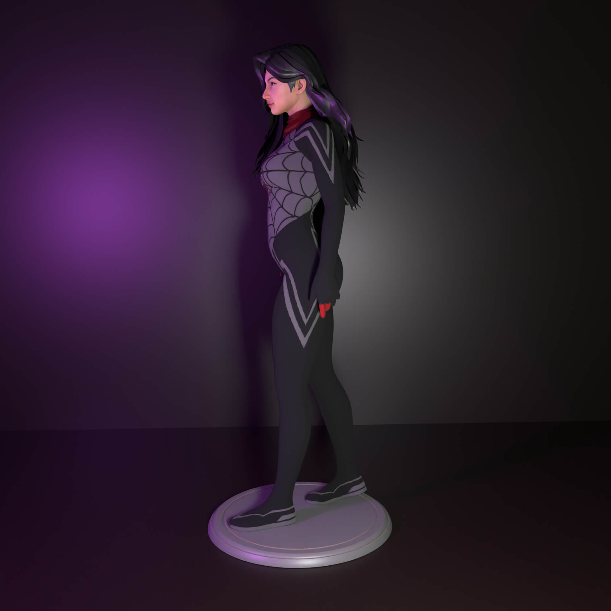 Silk Cindy Moon - 3D Print Model by Moogar
