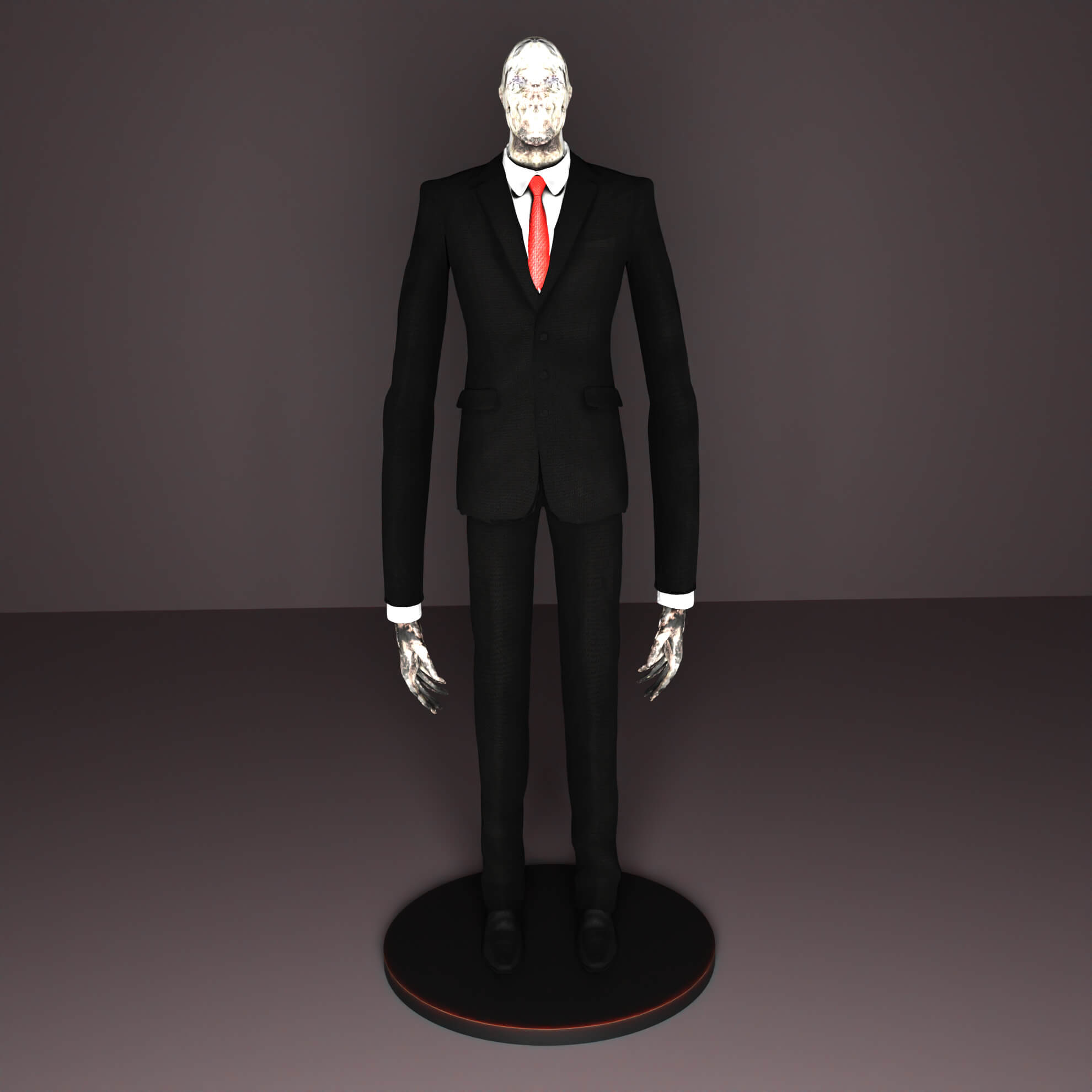 Slender Man - Slenderman 3D Model by Moogar