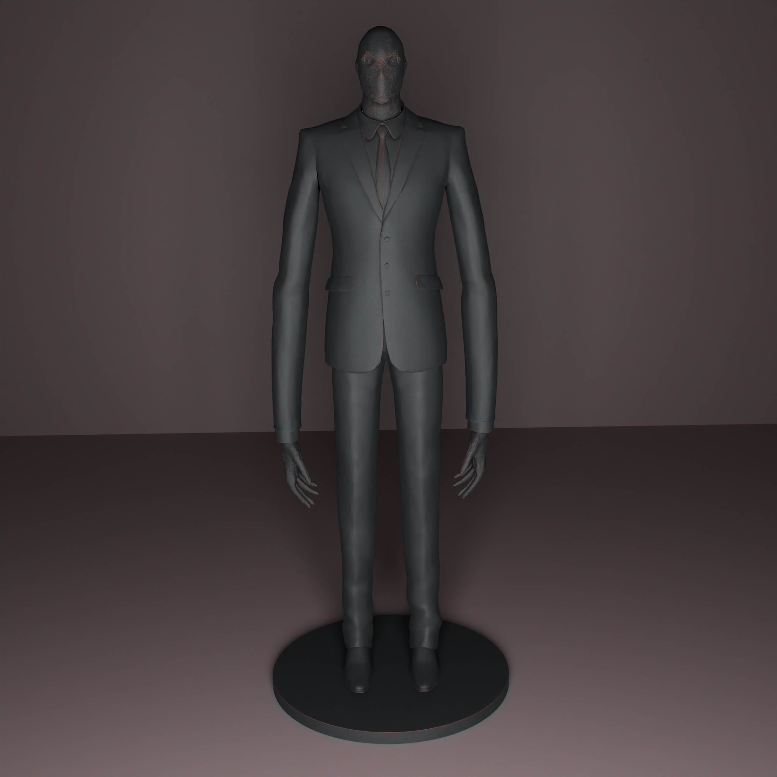 Slender Man - Slenderman 3D Model by Moogar