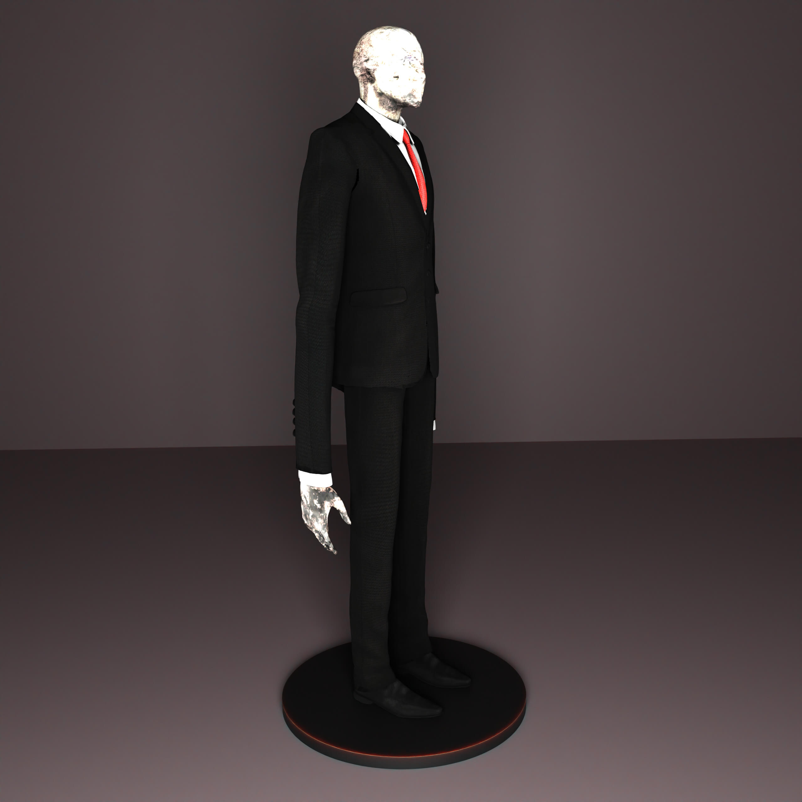 Slender Man - Slenderman 3D Model by Moogar