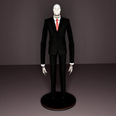 Slender Man - Slenderman 3D Model by Moogar