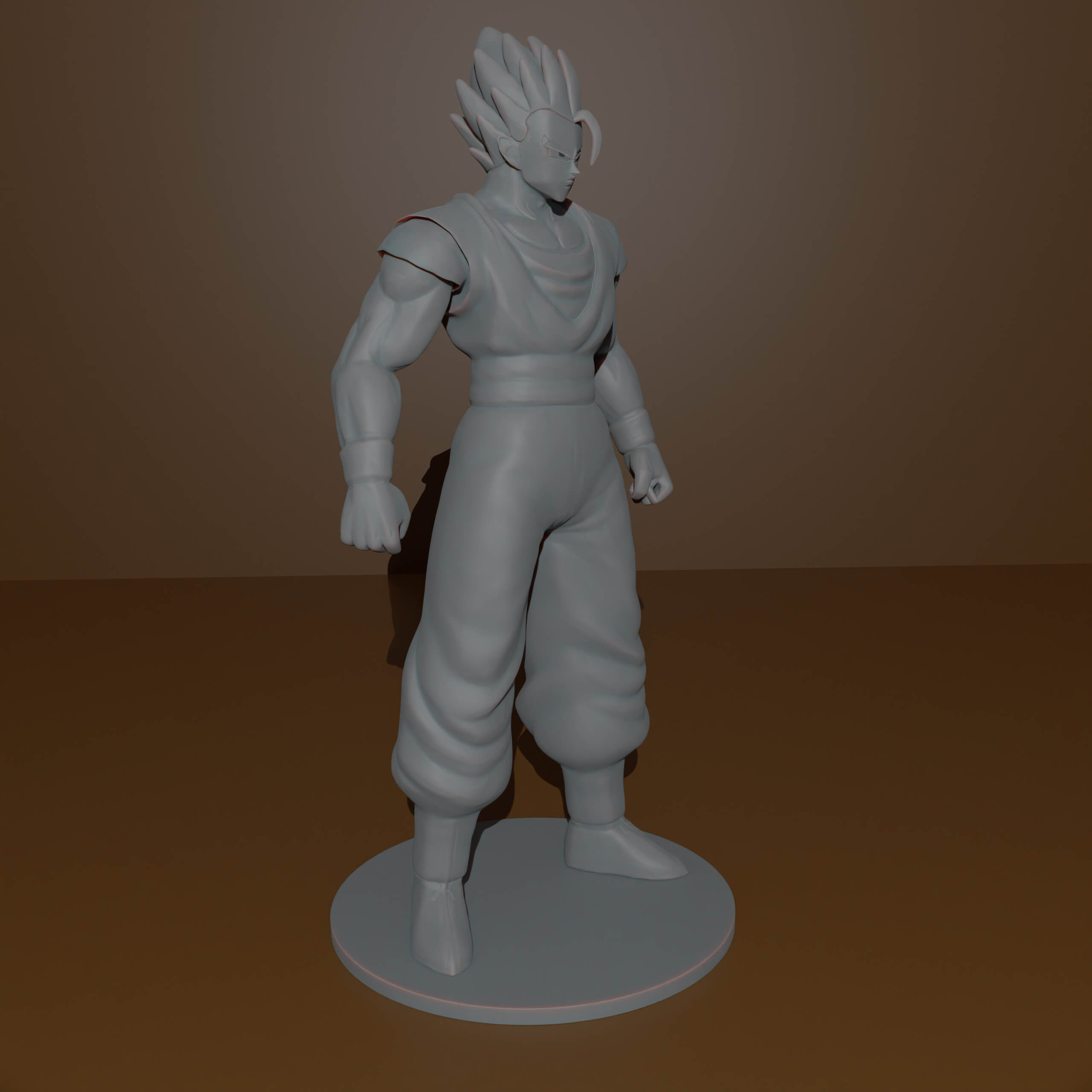 Son Gohan From Dragon Ball Z - 3D Model by Moogar