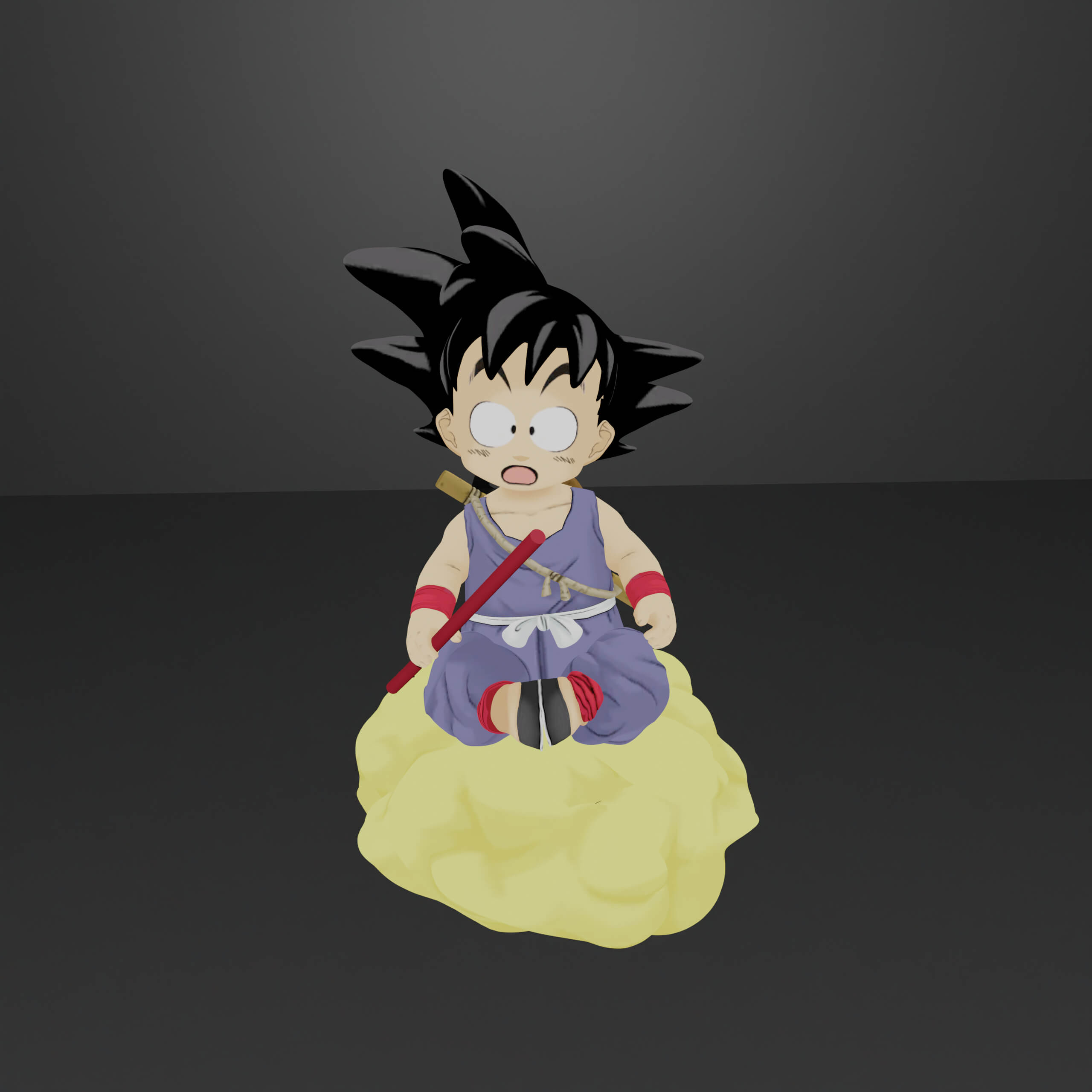 Son Goku Kid - 3D Model by Moogar