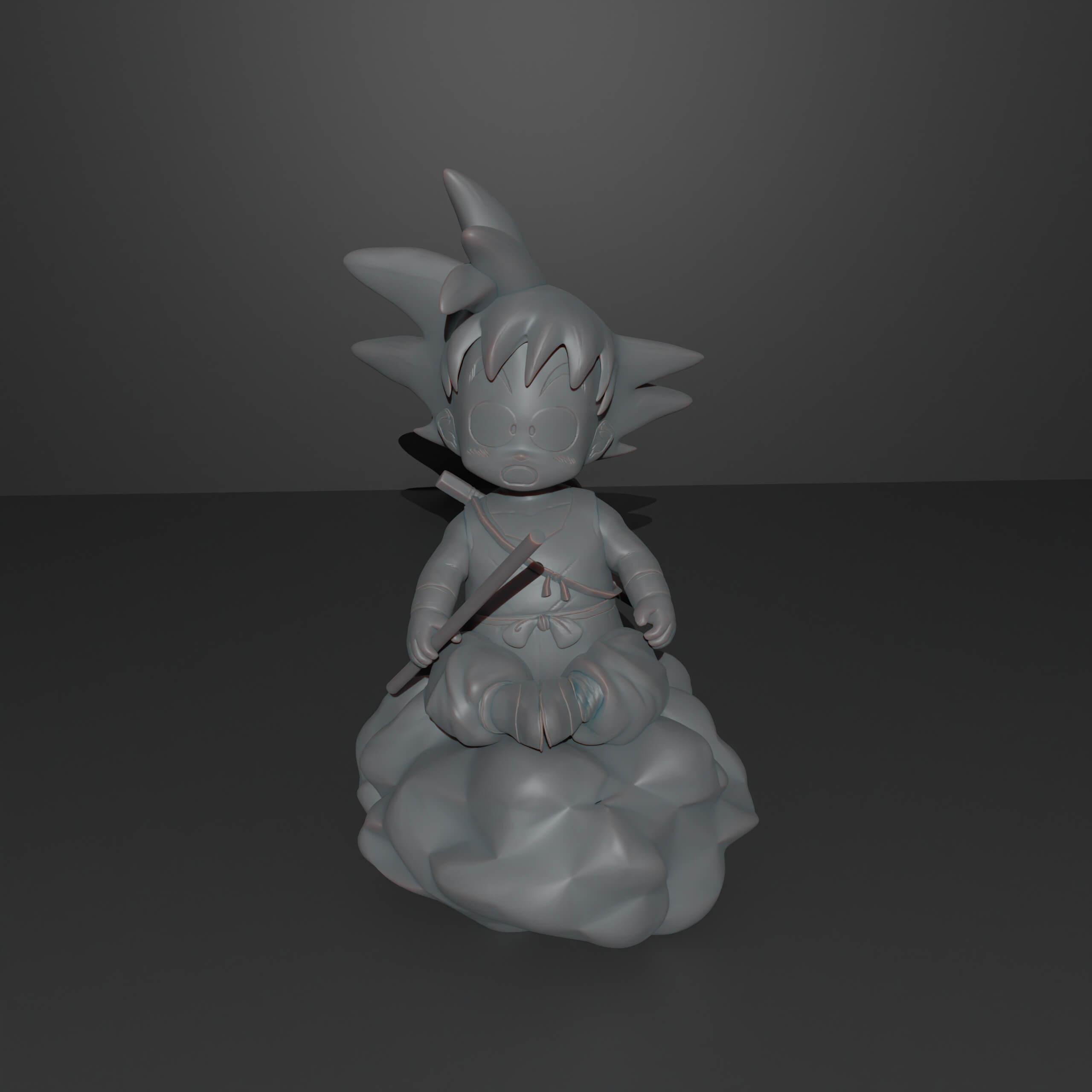 Son Goku Kid - 3D Model by Moogar