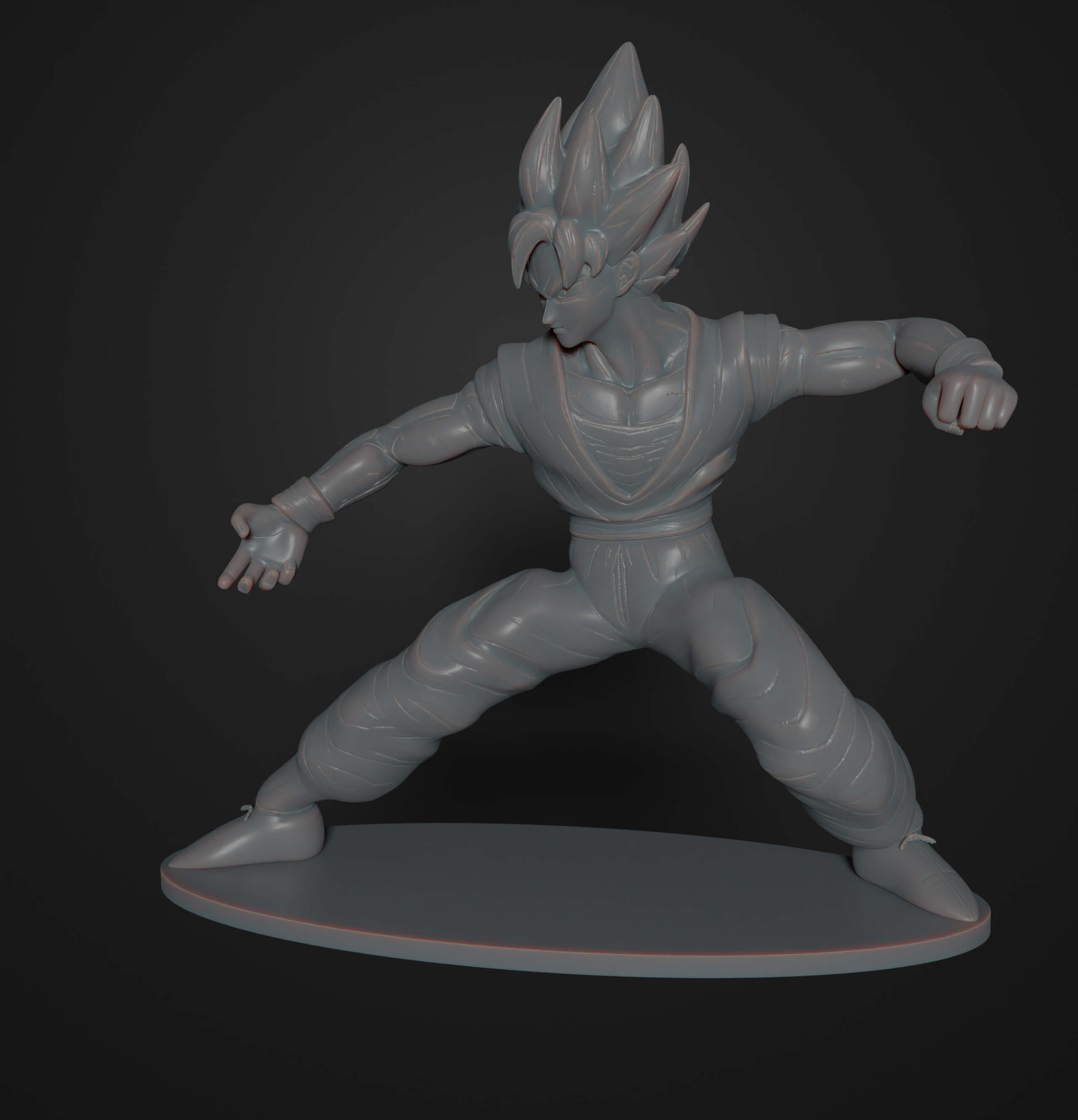Son Goku Minifigure - 3D Model by Moogar