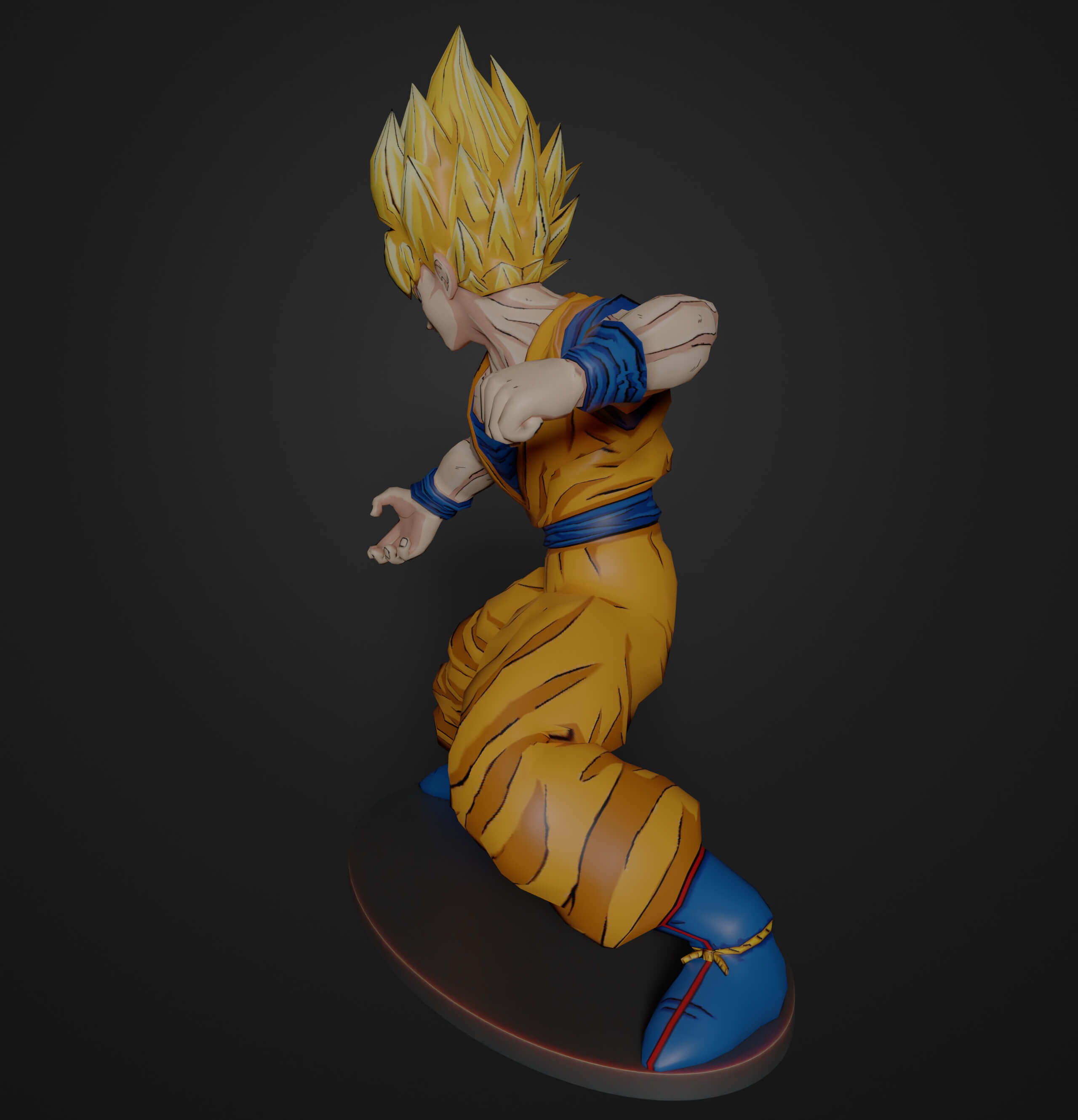 Son Goku Minifigure - 3D Model by Moogar