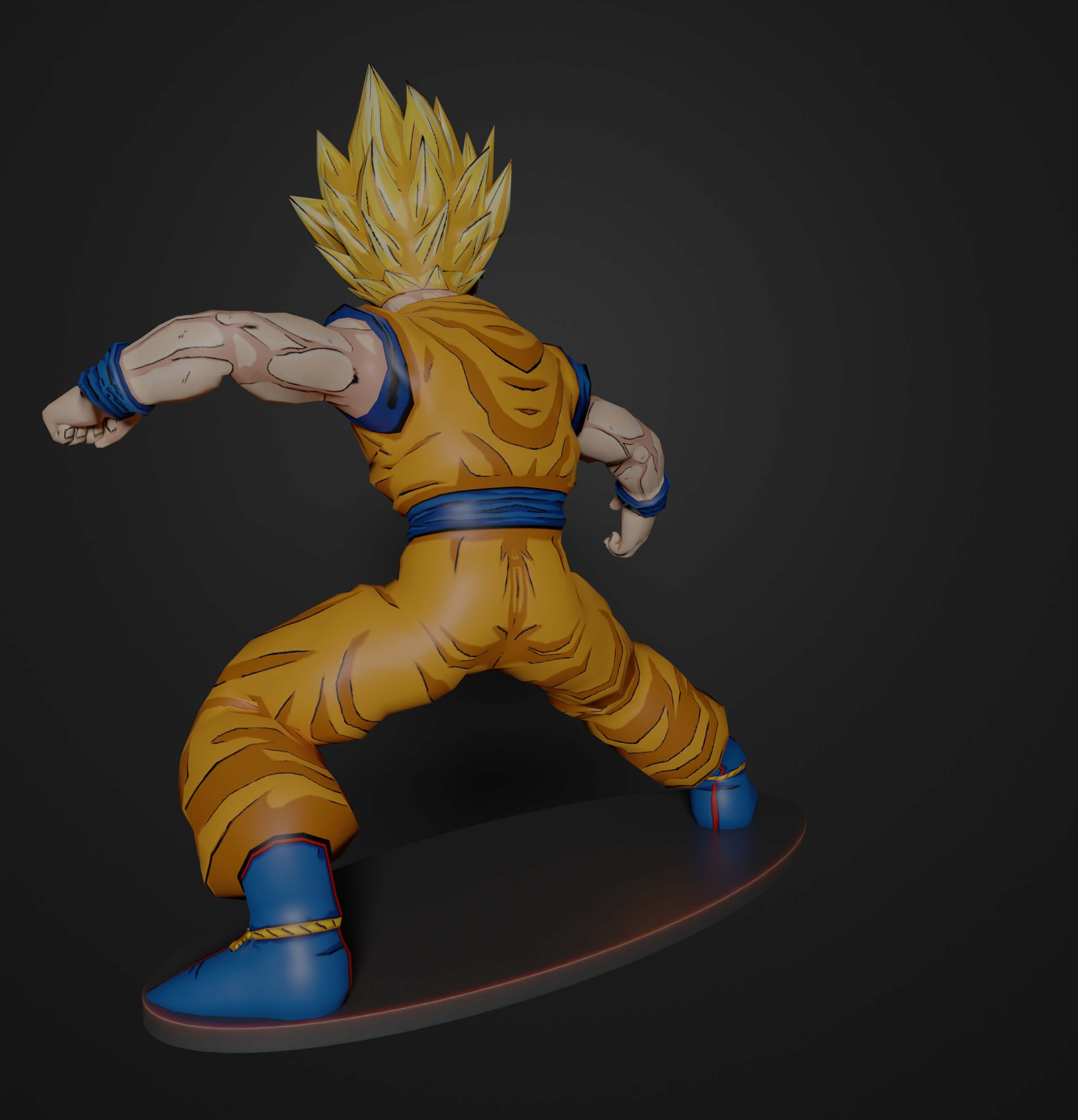 Son Goku Minifigure - 3D Model by Moogar