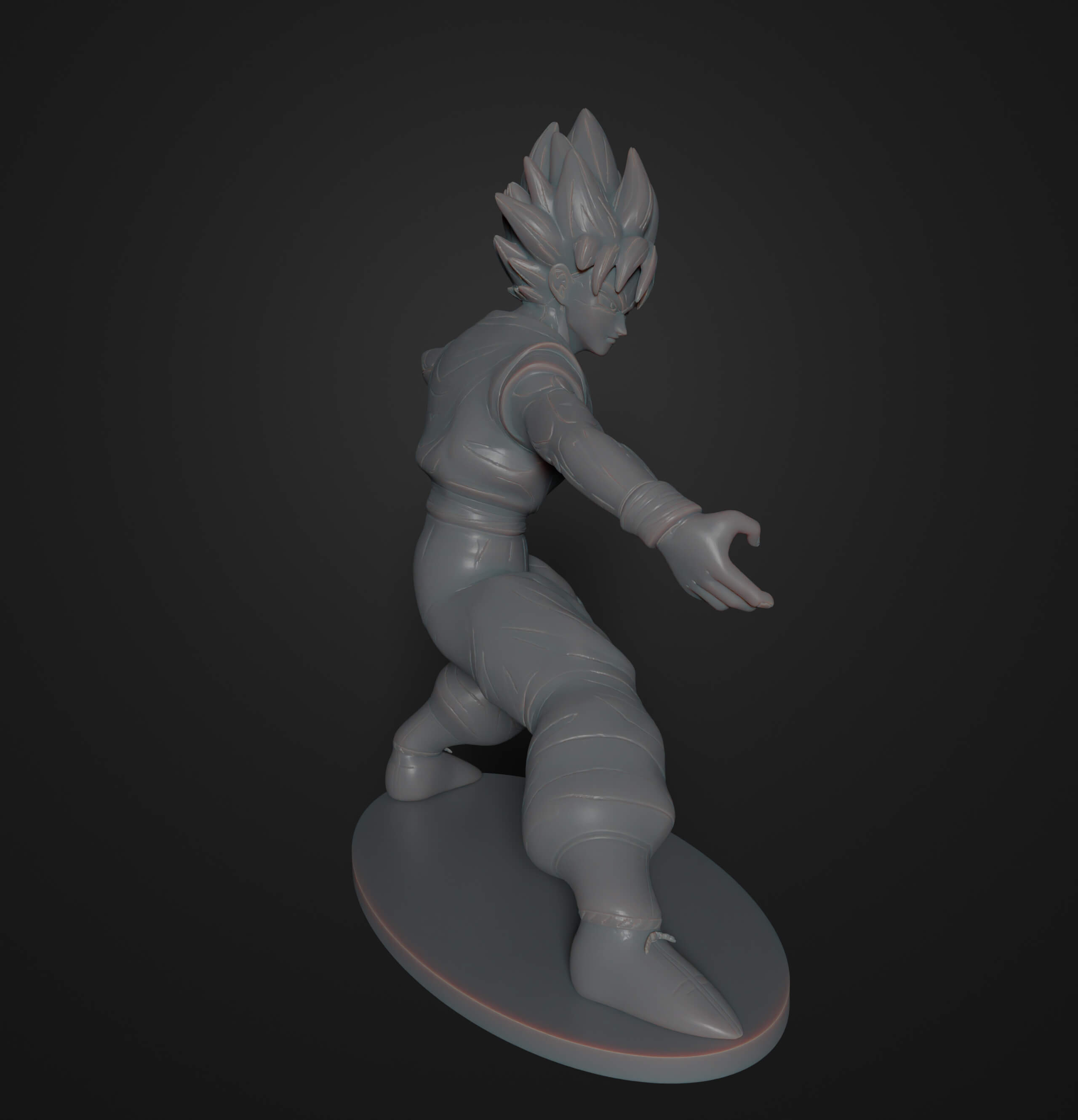 Son Goku Minifigure - 3D Print Model by Moogar
