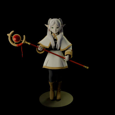 Sousou no Frieren - 3D Model by Moogar