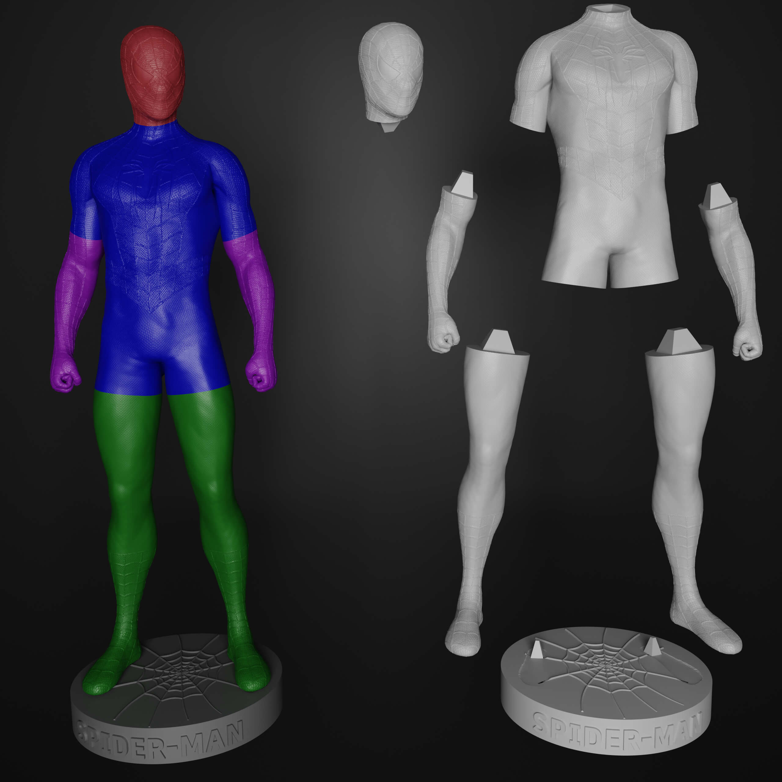 Spider Man Tobey Maguire - 3D Model by Moogar