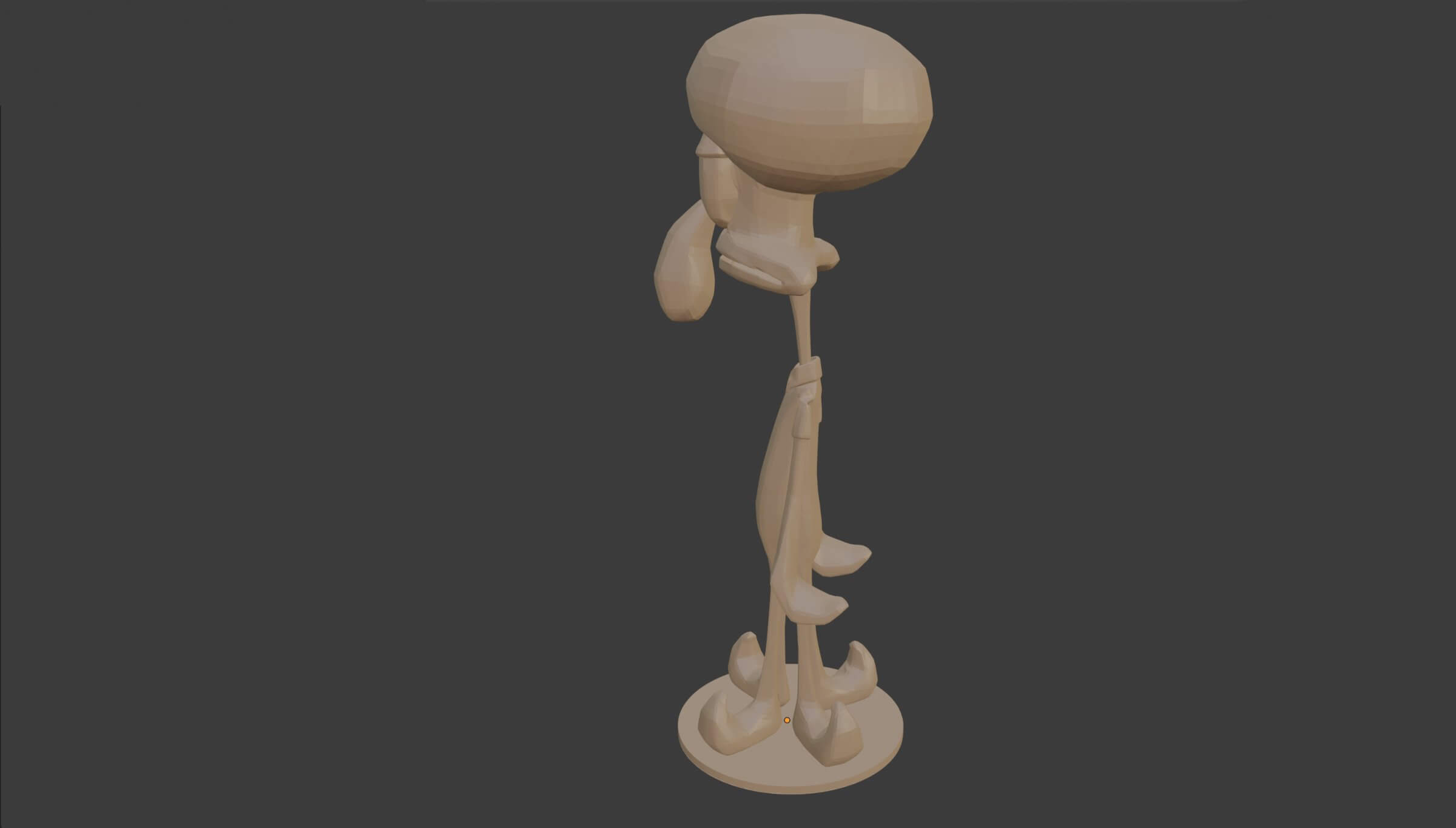 Squidward Tentacles - 3D Model by Moogar