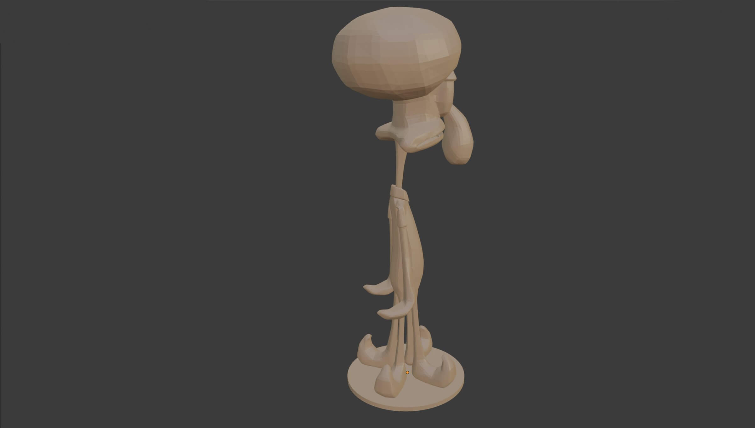 Squidward Tentacles - 3D Model by Moogar
