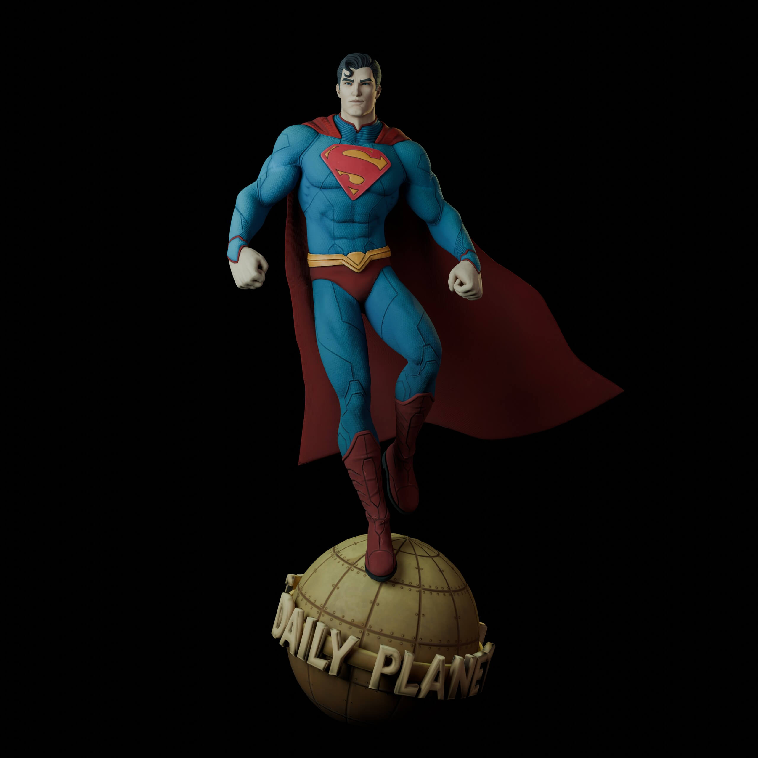Superman Kal-El 3D Model by Moogar