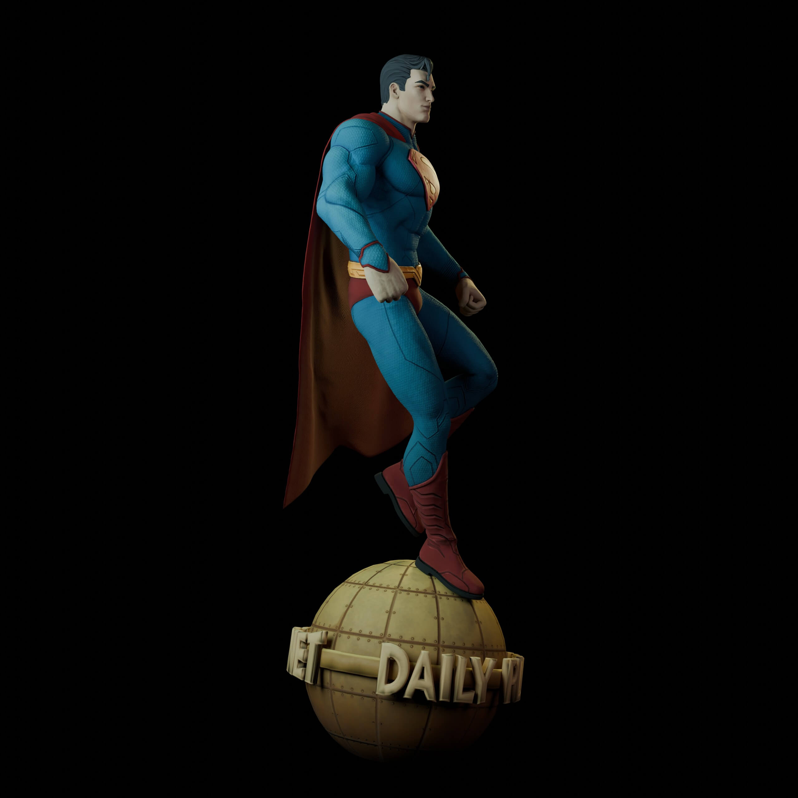 Superman Kal-El 3D Model by Moogar