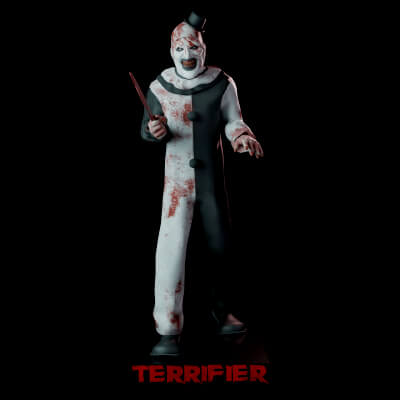Terrifier Statue - 3D Model by Moogar