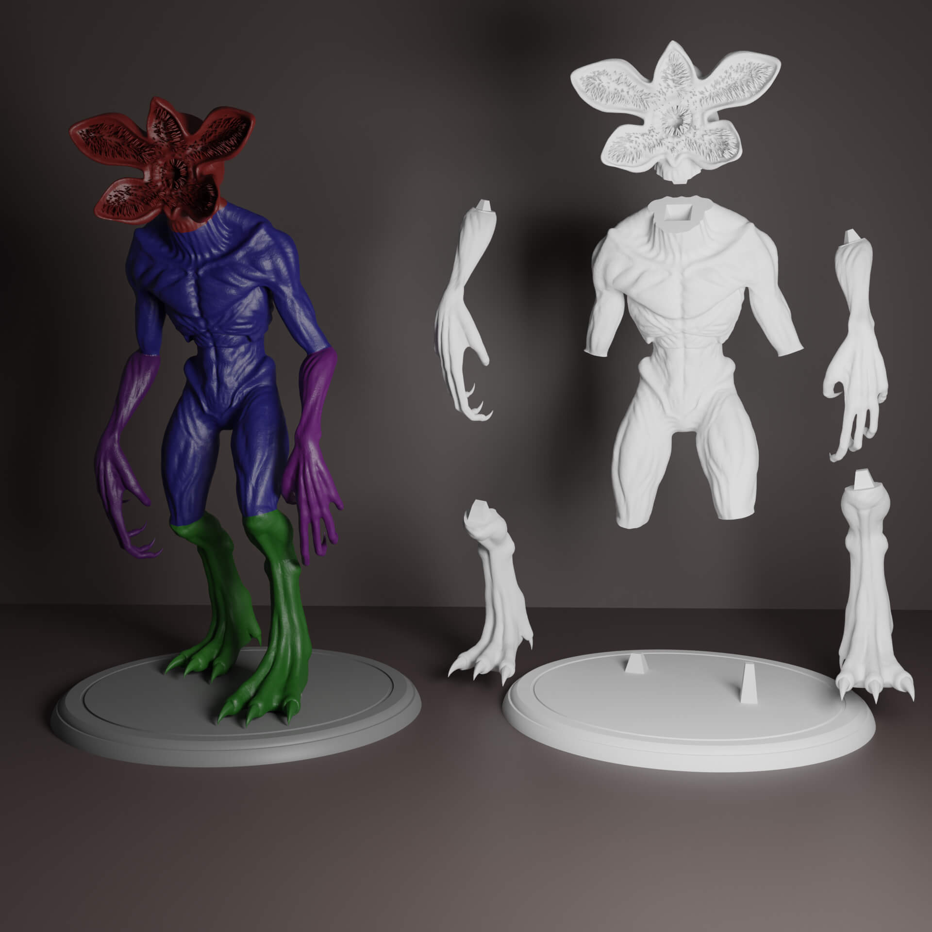 The Demogorgon - 3D Model by Moogar