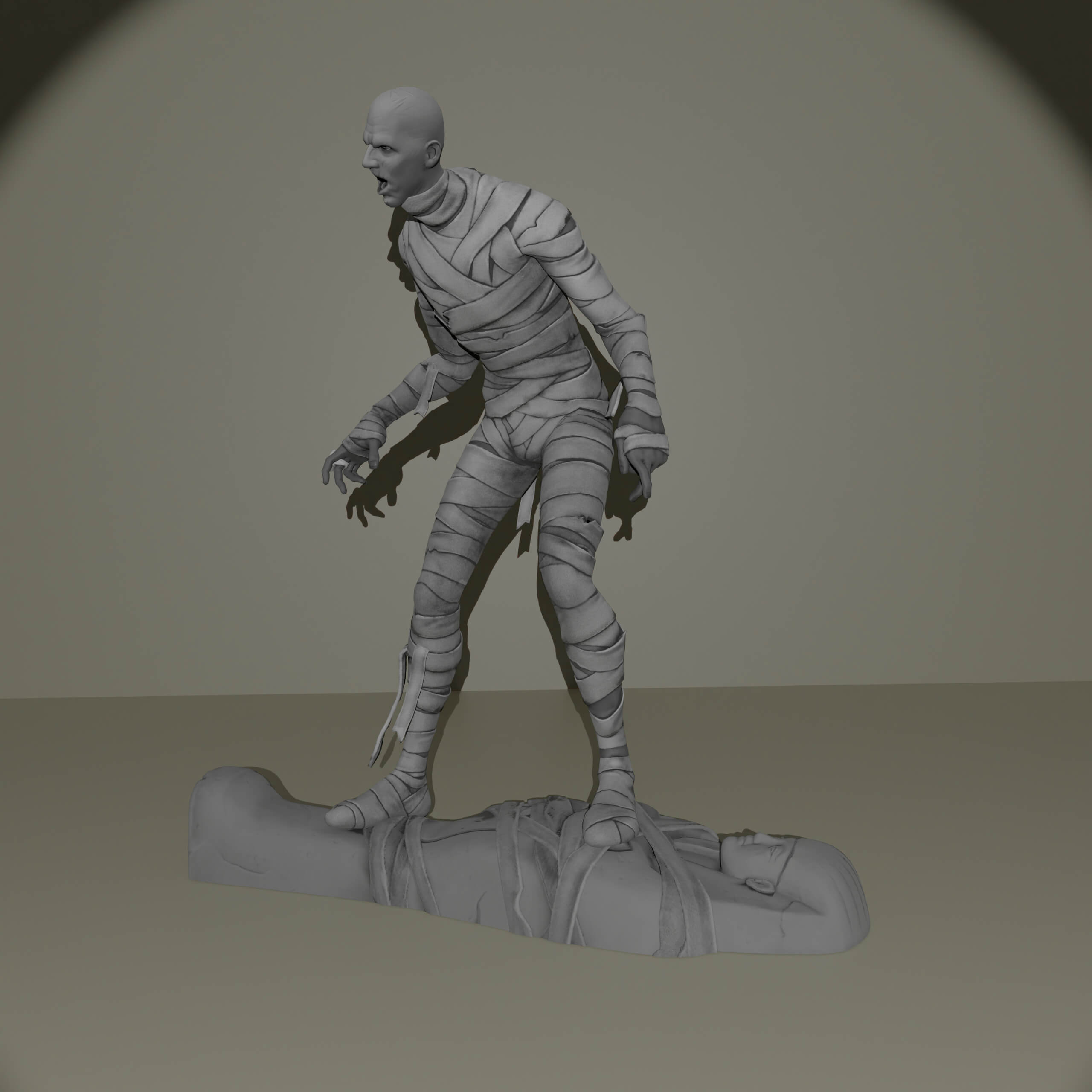 The Mummy - 3D Model by Moogar