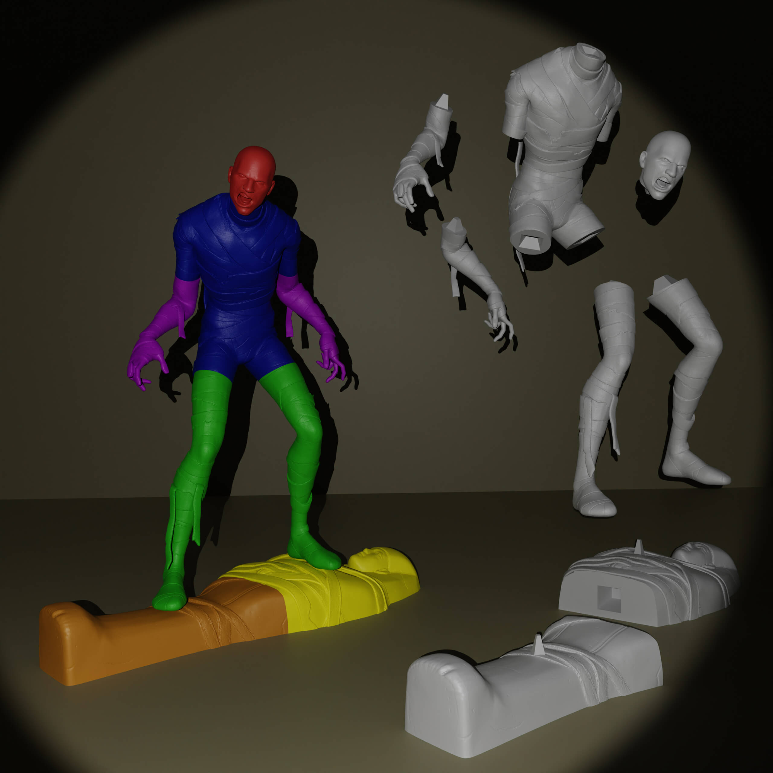 The Mummy - 3D Model by Moogar