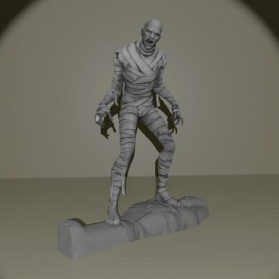 The Mummy - 3D Model by Moogar
