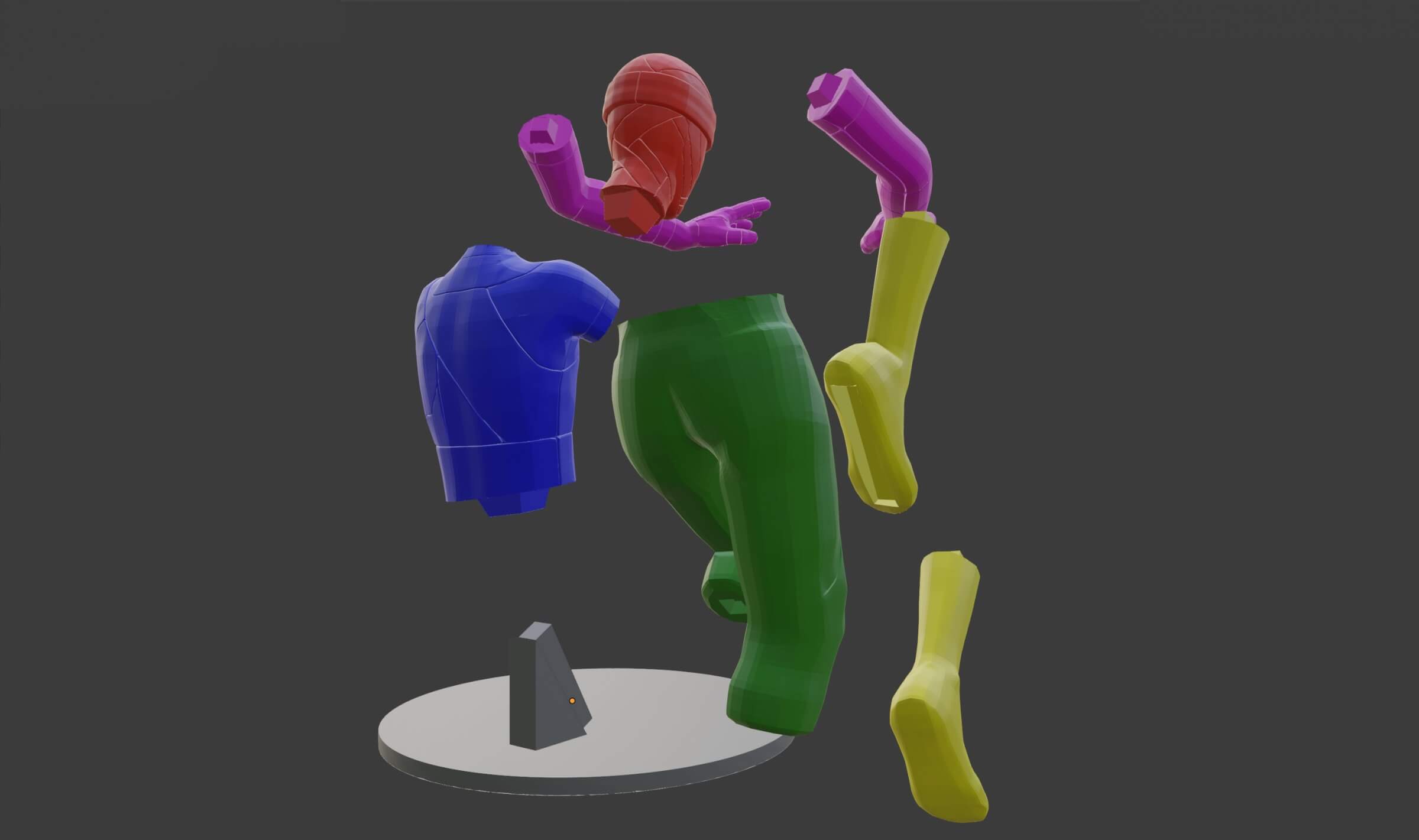 The Second Tsuchikage Mu - 3D Model by Moogar