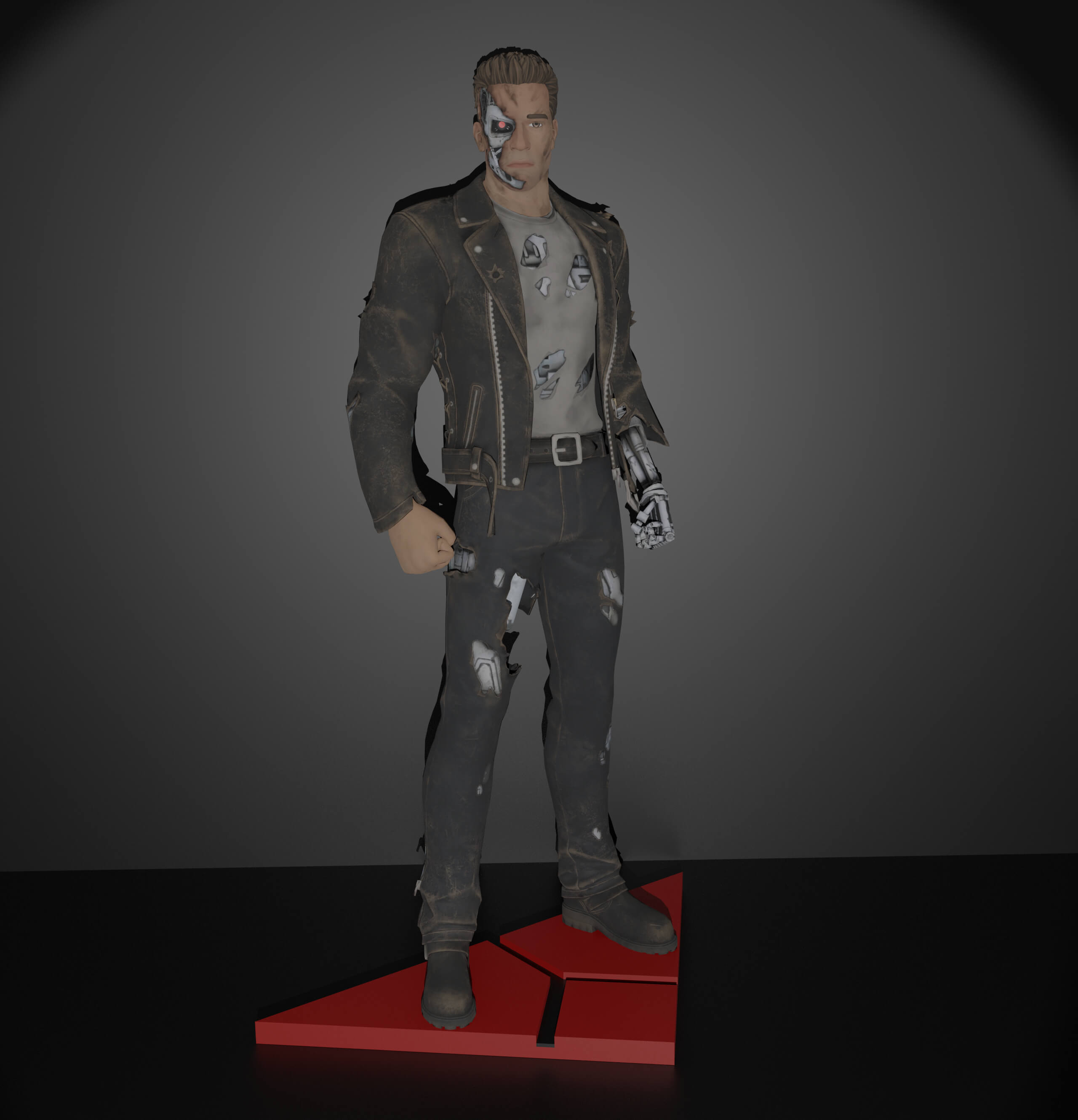 The Terminator - 3D Model by Moogar