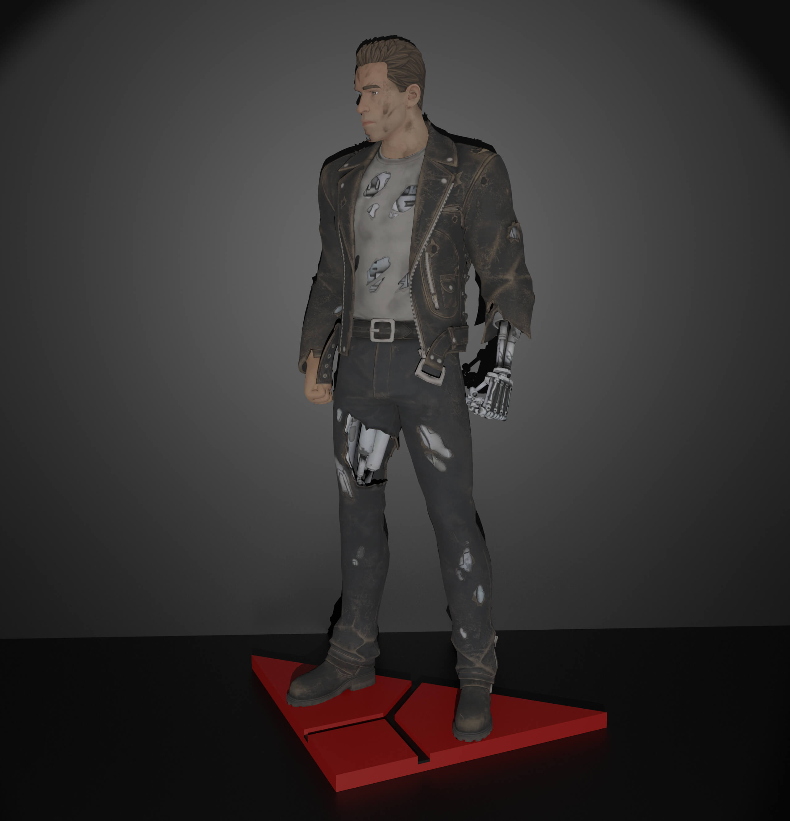 The Terminator - 3D Model by Moogar