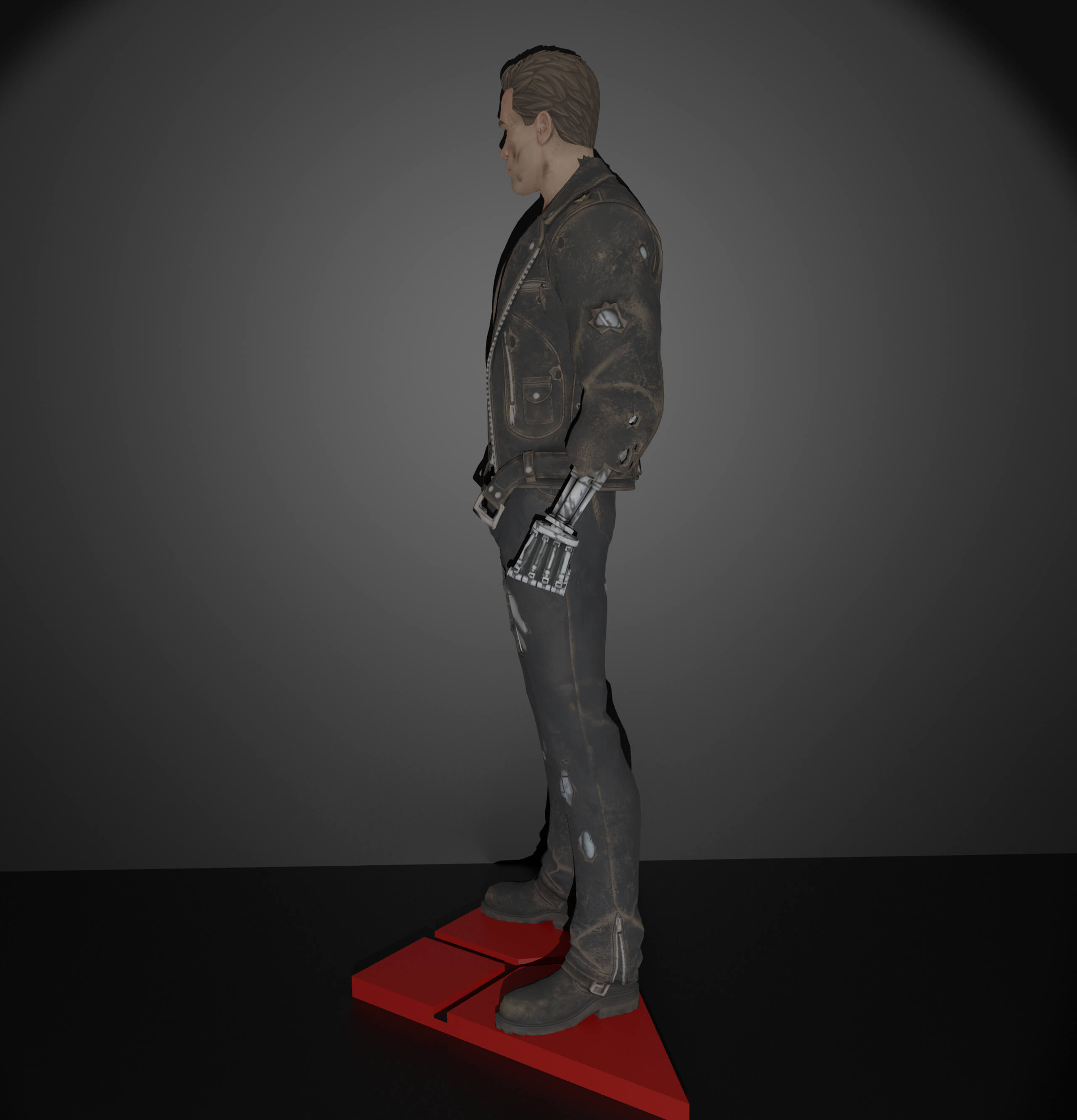 The Terminator - 3D Model by Moogar