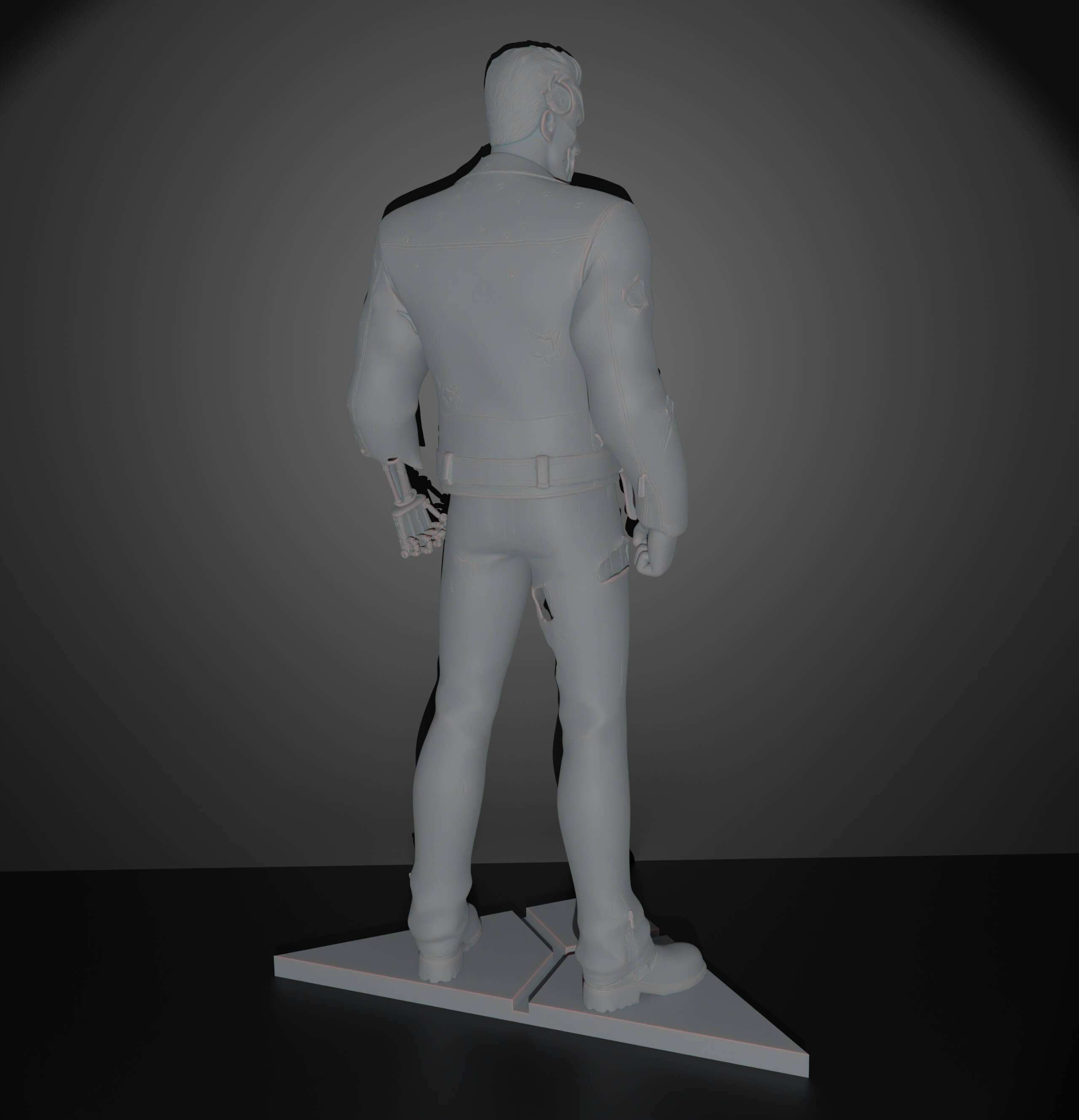 The Terminator - 3D Model by Moogar