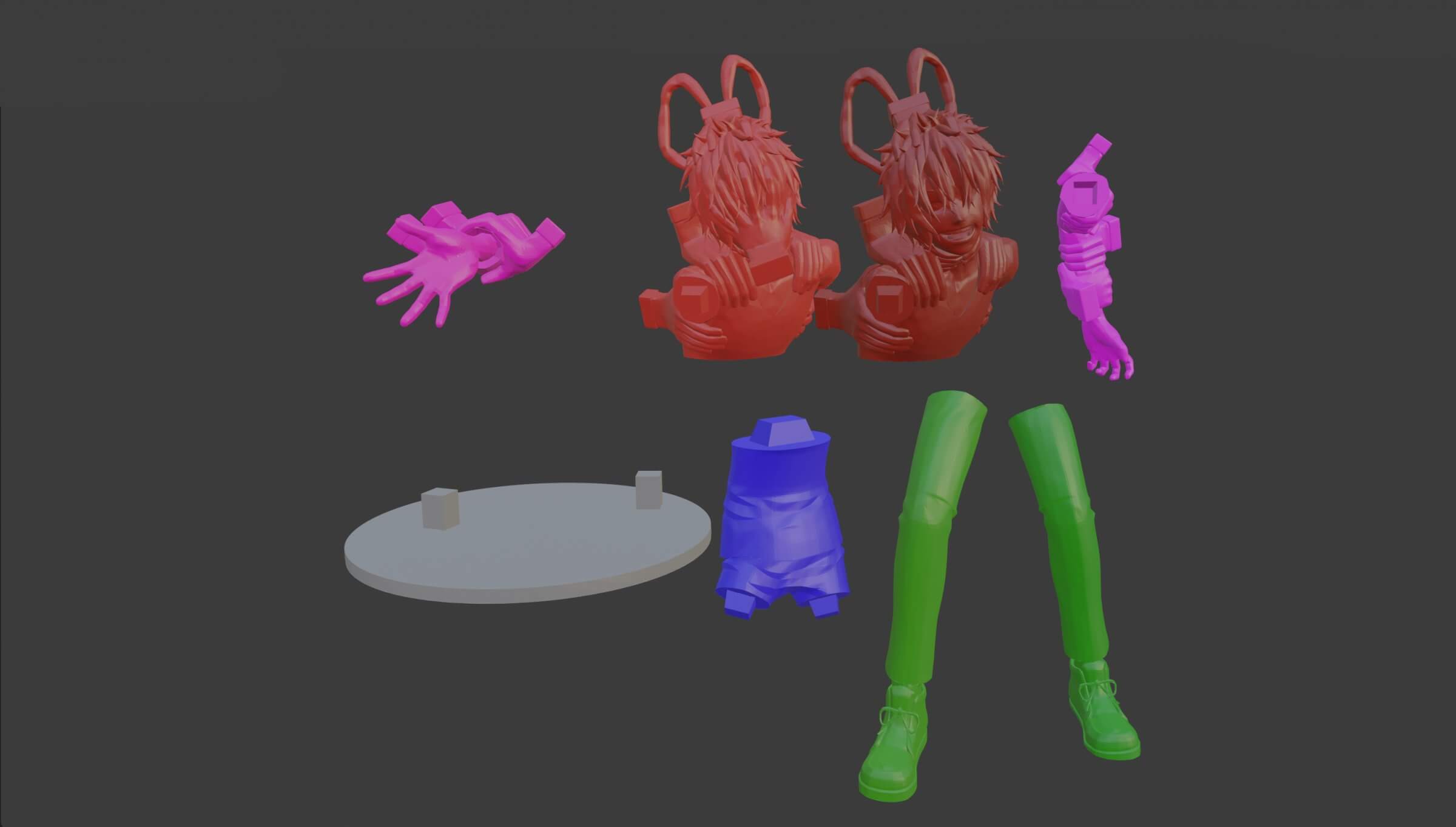 Tomura Shigaraki - Tenko Shimura 3D Model by Moogar