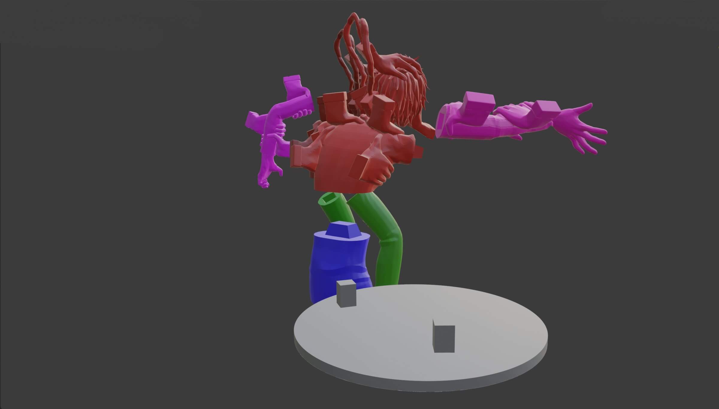 Tomura Shigaraki - Tenko Shimura 3D Model by Moogar