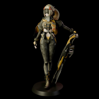 Trigger Zenless Zone Zero - 3D Model by Moogar