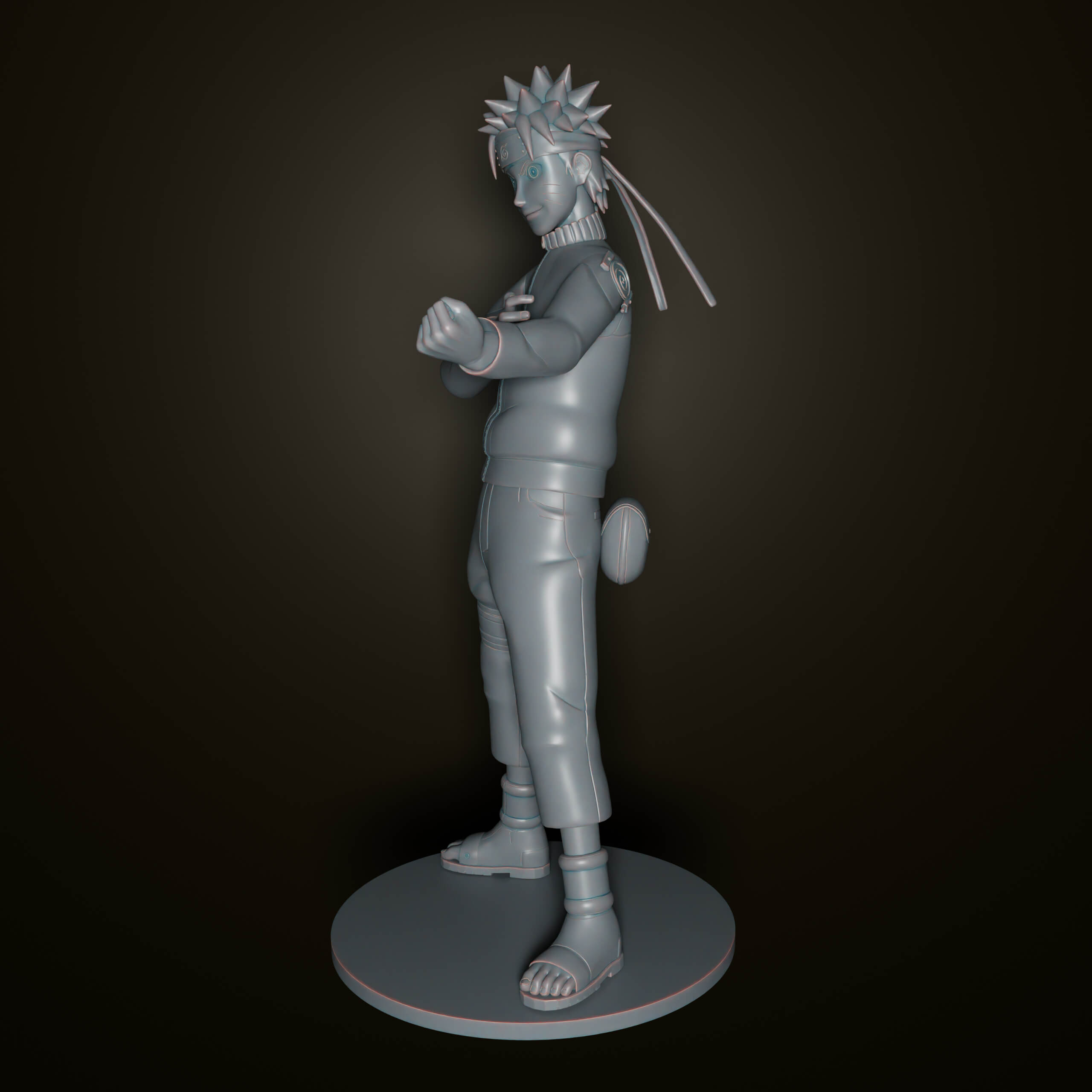 Uzumaki Naruto - 3D Print Model by Moogar