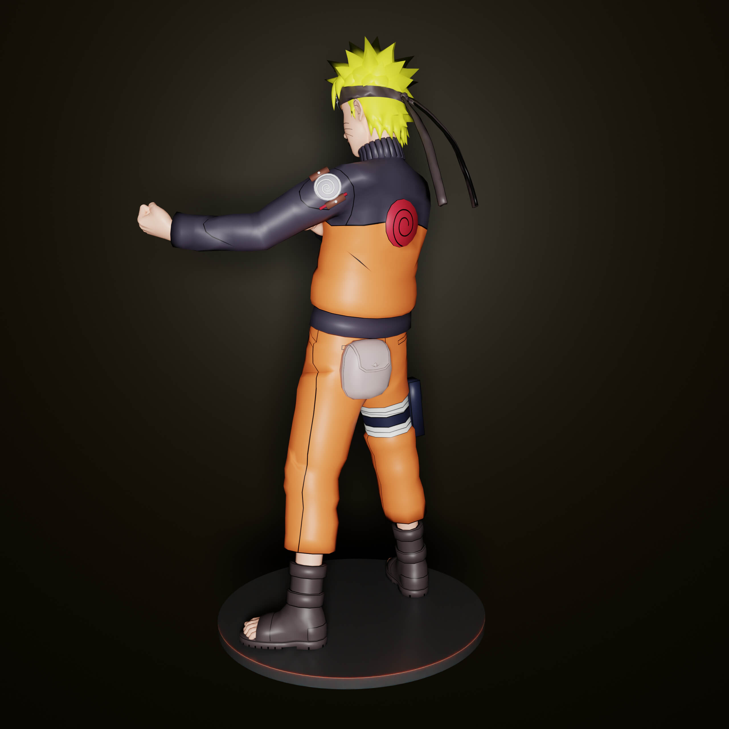 Uzumaki Naruto - 3D Print Model by Moogar