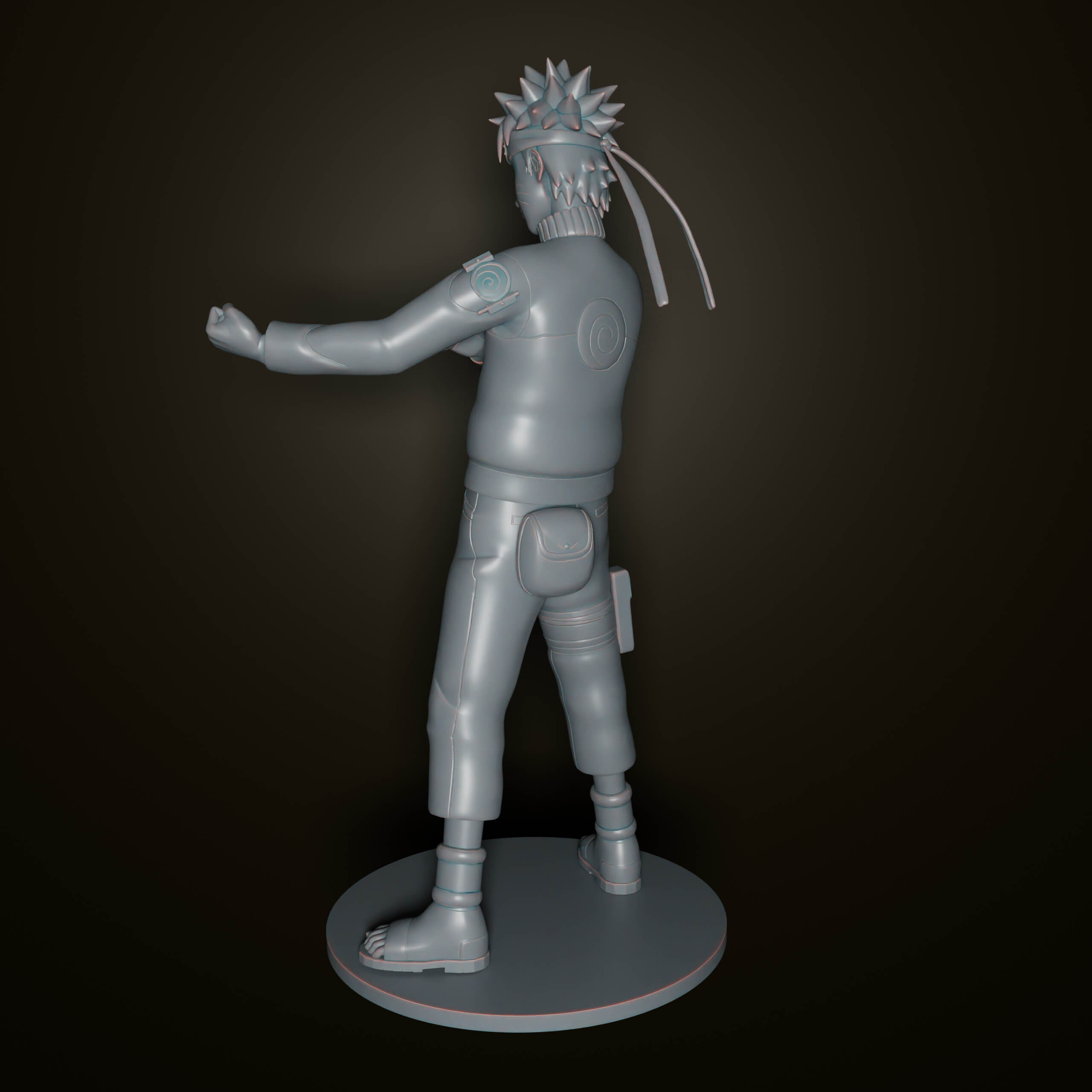 Uzumaki Naruto - 3D Print Model by Moogar