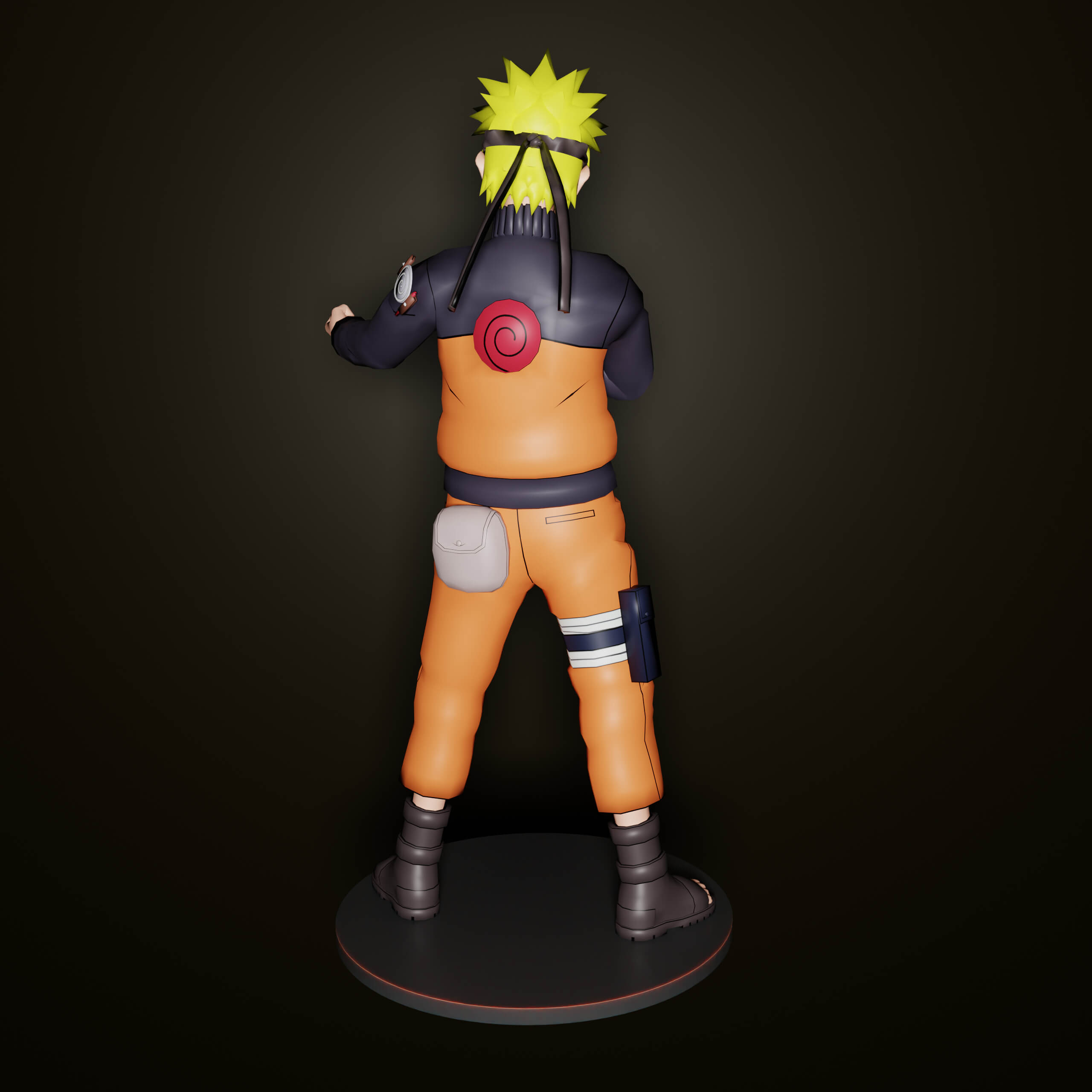 Uzumaki Naruto - 3D Model by Moogar