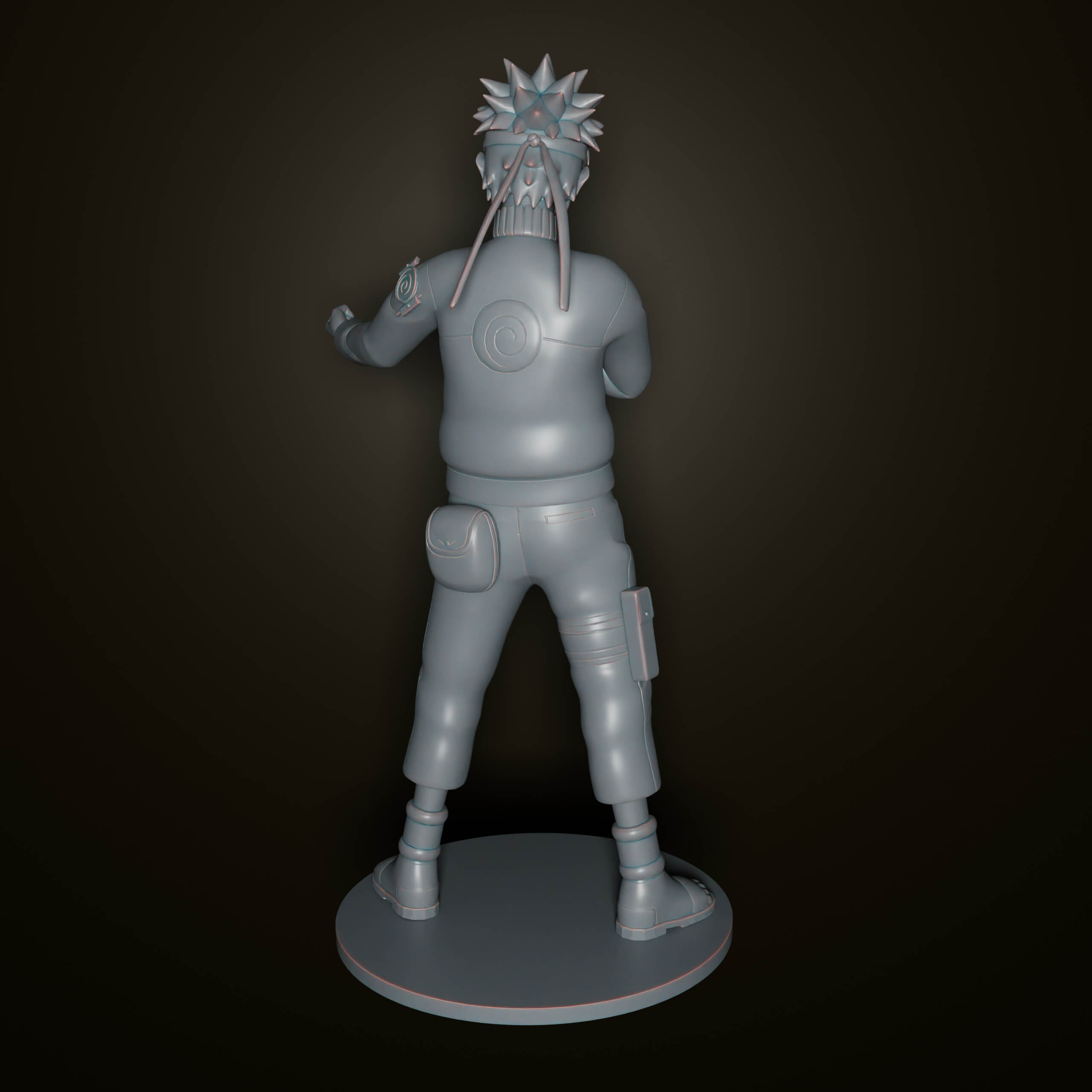 Uzumaki Naruto - 3D Print Model by Moogar